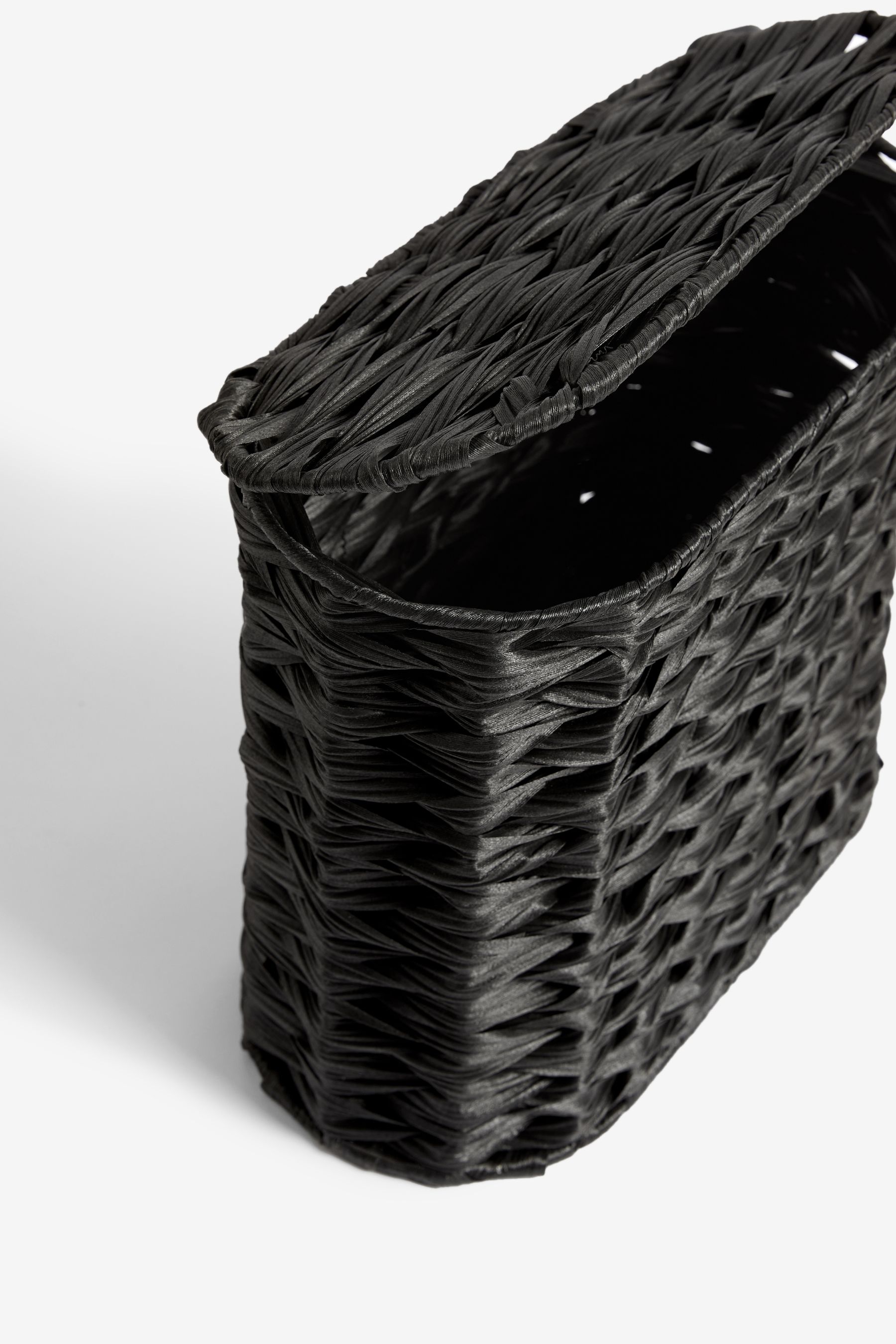 Buy Black Plastic Wicker Storage Basket from the Next UK online shop