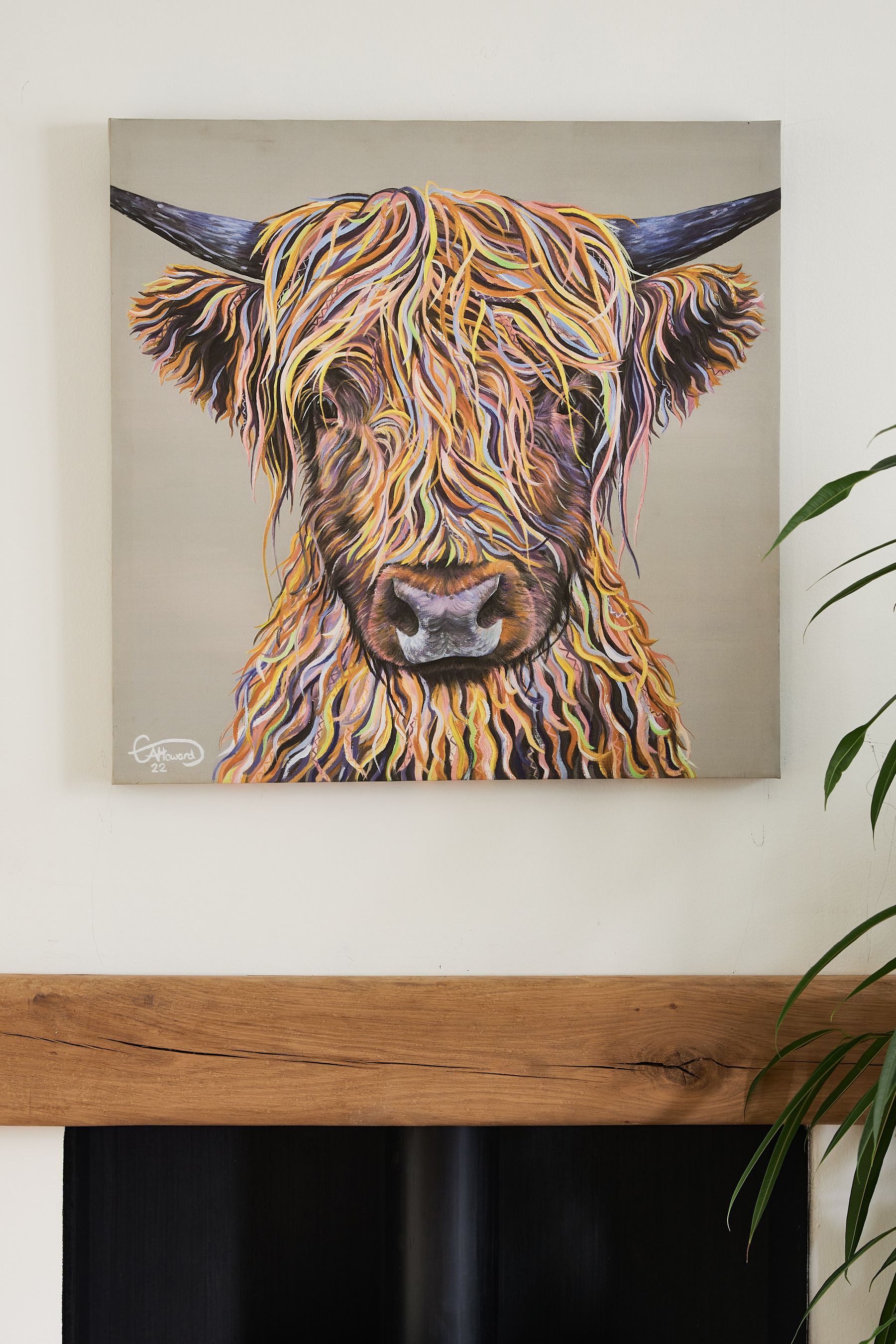 Buy Multi Colour Artist Collection 'Harry the Highland Cow' by Emily ...