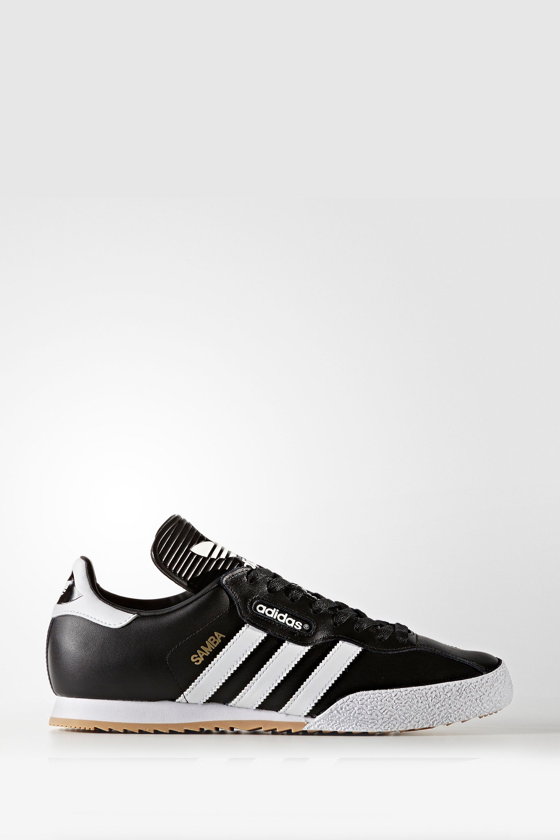 Buy adidas Originals Black/White Samba Suede Trainers from the Next UK ...