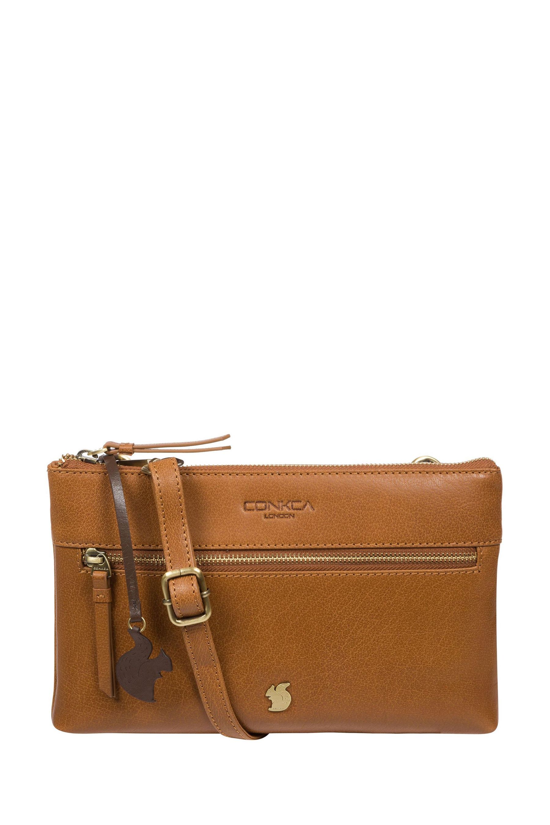 Buy Conkca Minnow Leather Cross-Body Clutch Bag from the Next UK online ...