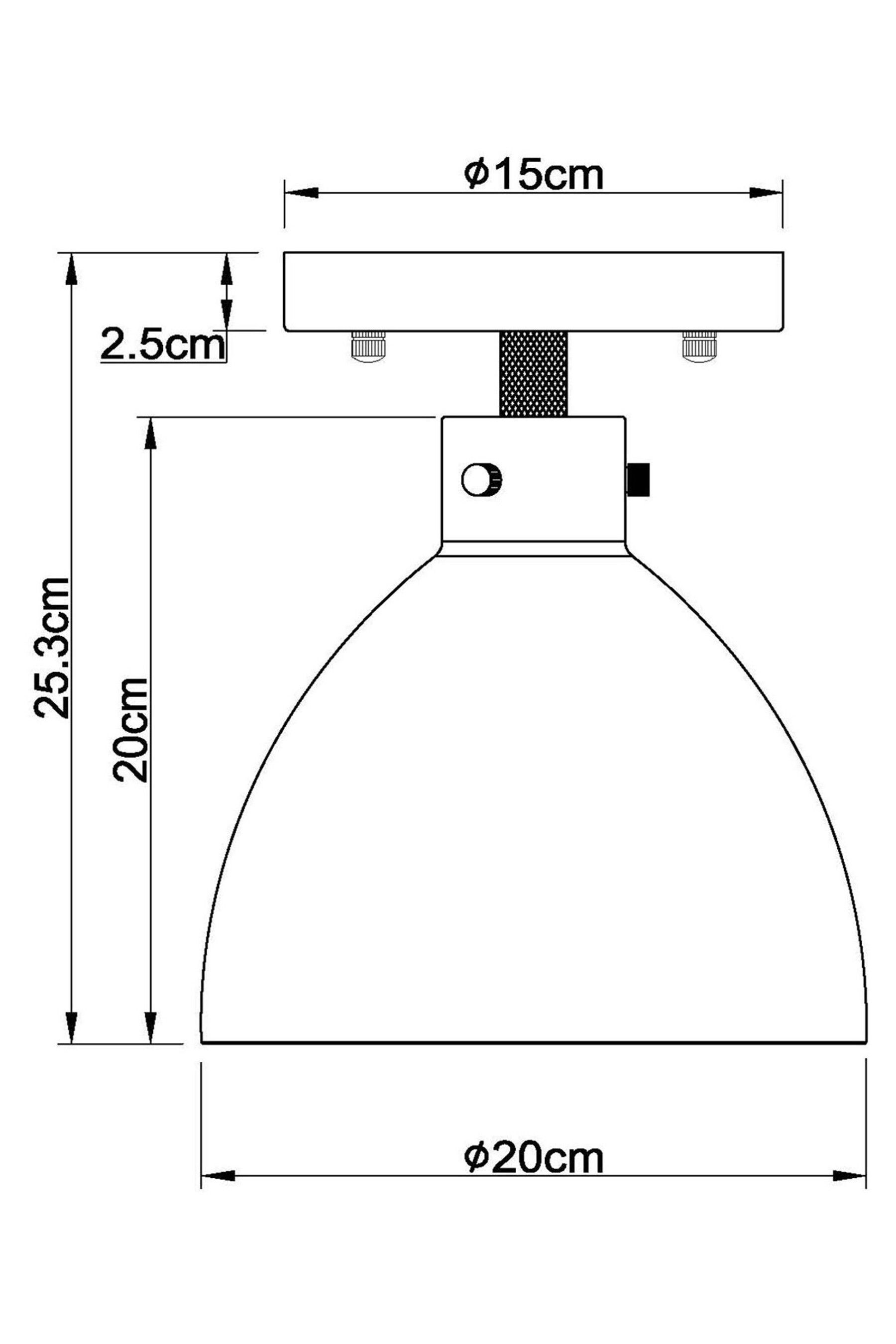 Buy Black Houston Flush Fitting Ceiling Light from the Next UK online shop