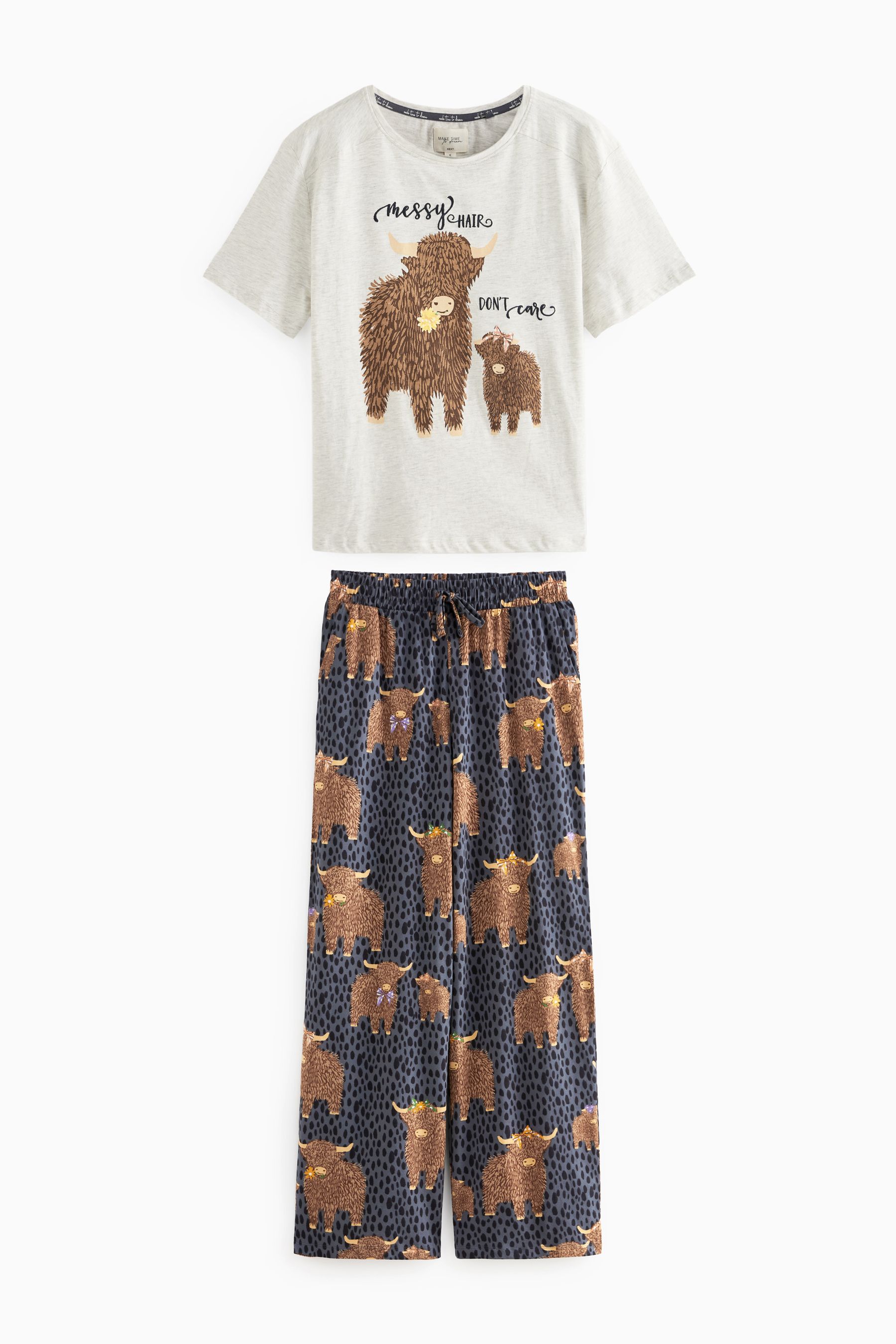 Buy Ecru Hamish Cotton Short Sleeve Pyjamas from the Next UK online shop