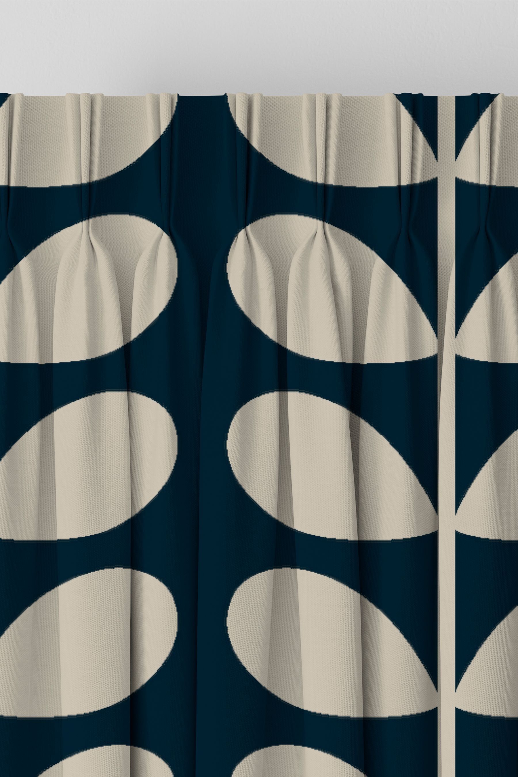 Buy Orla Kiely Whale Jumbo Solid Stem Made to Measure Curtains from the ...
