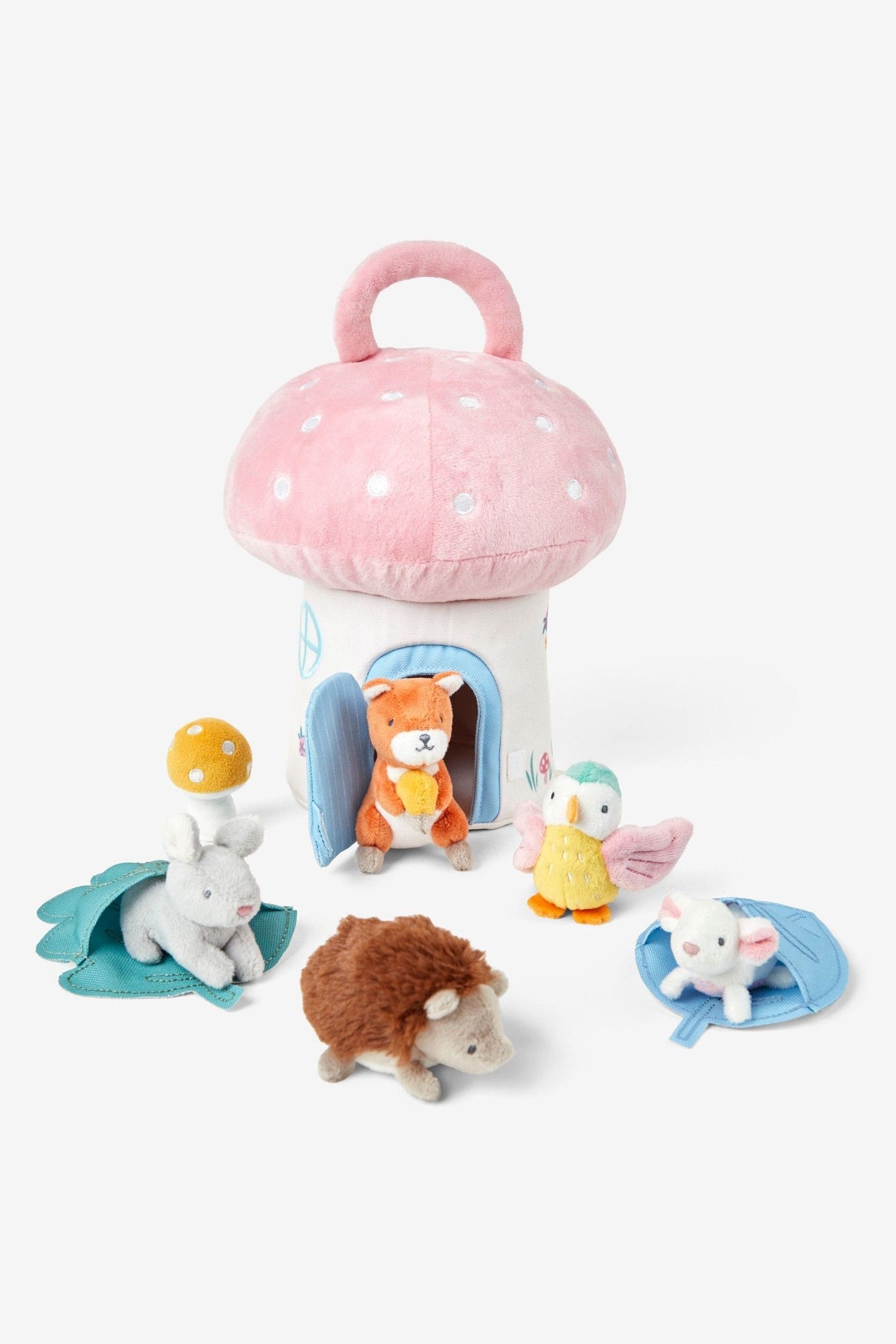 Buy JoJo Maman Bébé Pink Soft Toadstool Play Set from the Next UK online shop
