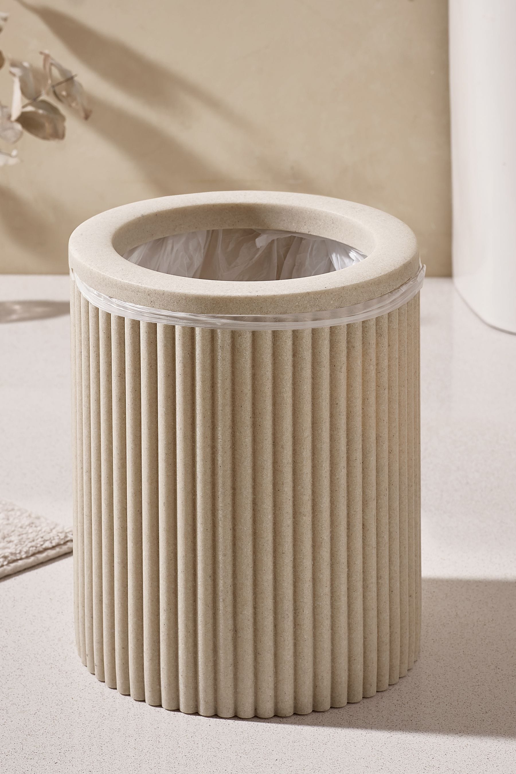 Buy Natural Ribbed Bin from Next Australia