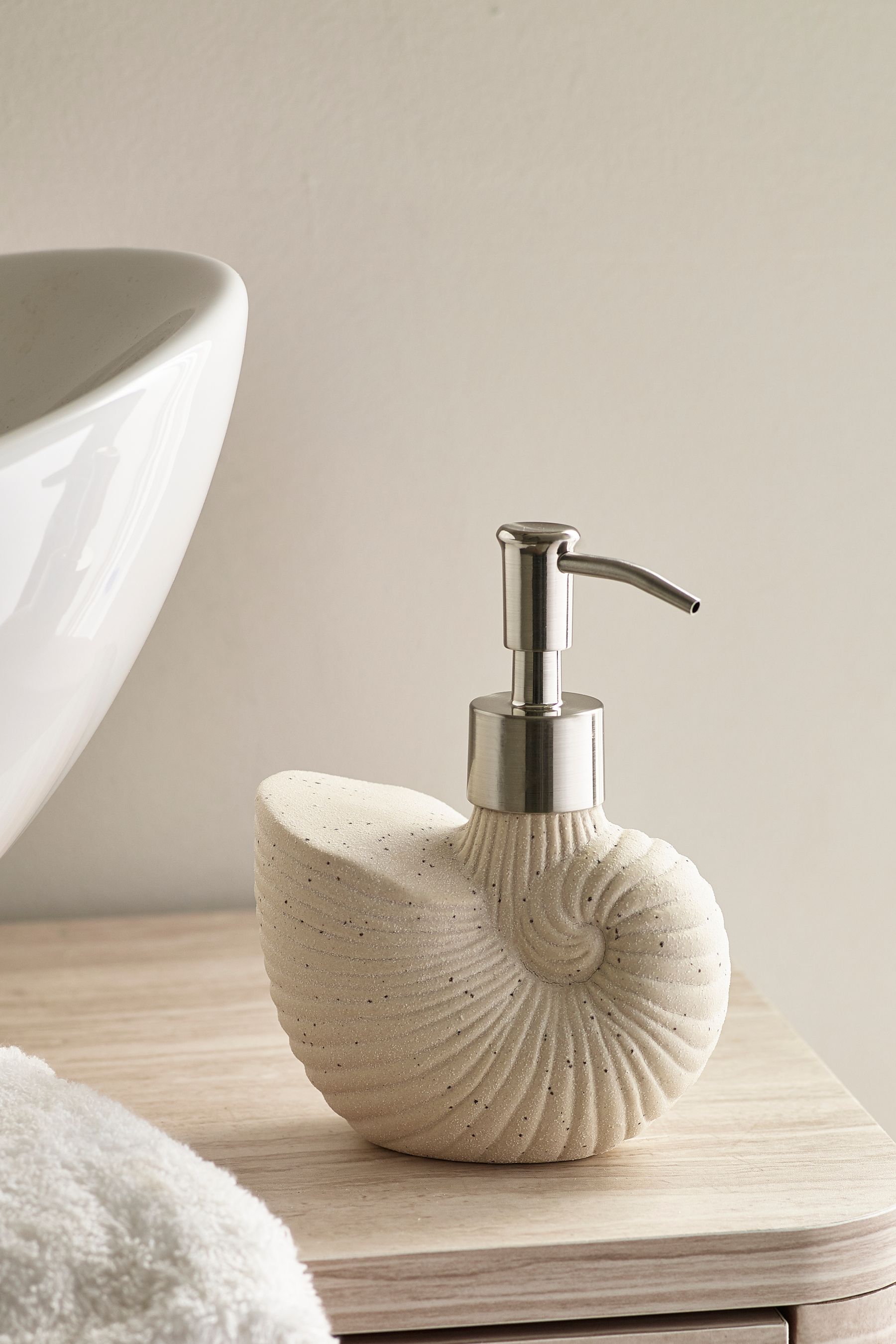 Buy Natural Shell Soap Dispenser from Next Qatar