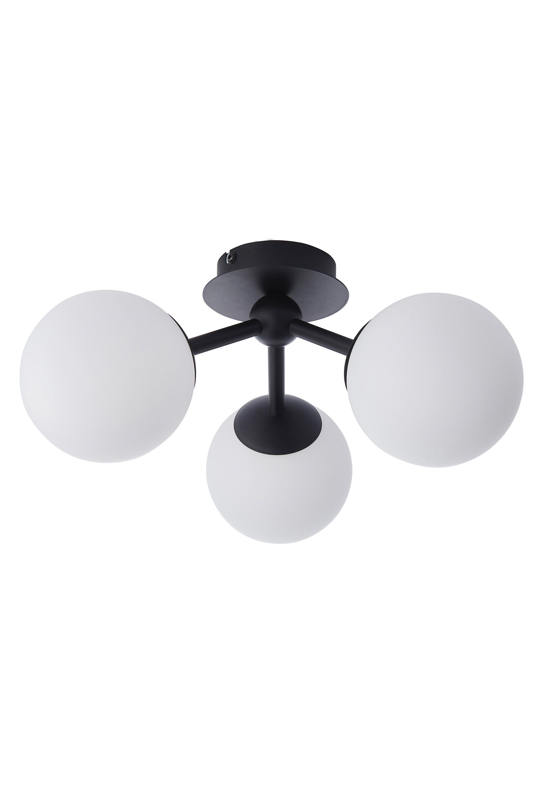Buy Gallery Home Black Kent 3 Bulb Bathroom Ceiling Light from the Next ...
