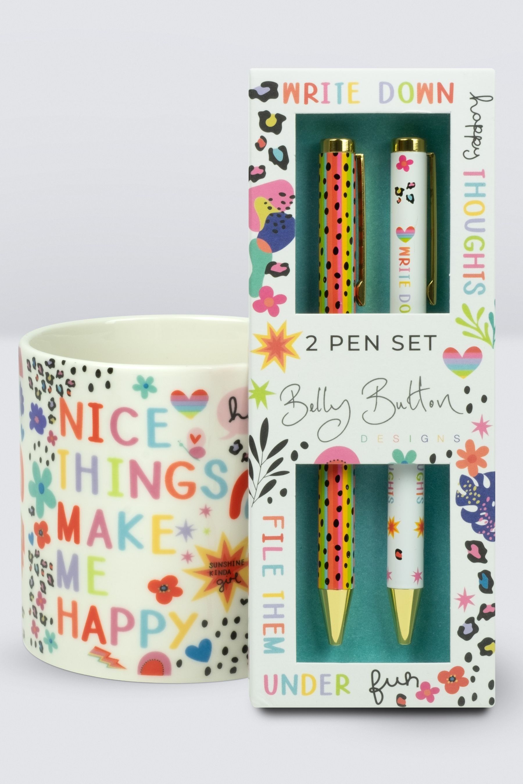 Buy Belly Button Designs Electric Dreams Pen & Pen Pot Set from the ...