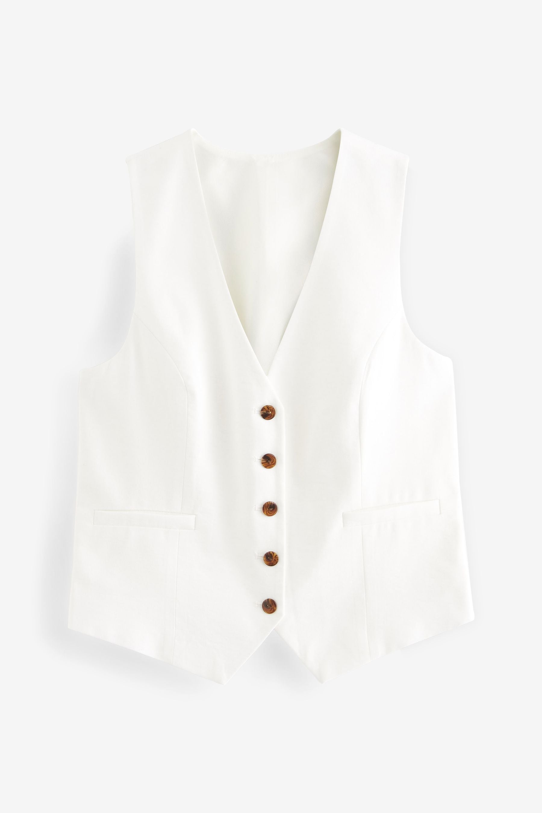 Buy White Tailored Waistcoat from the Next UK online shop