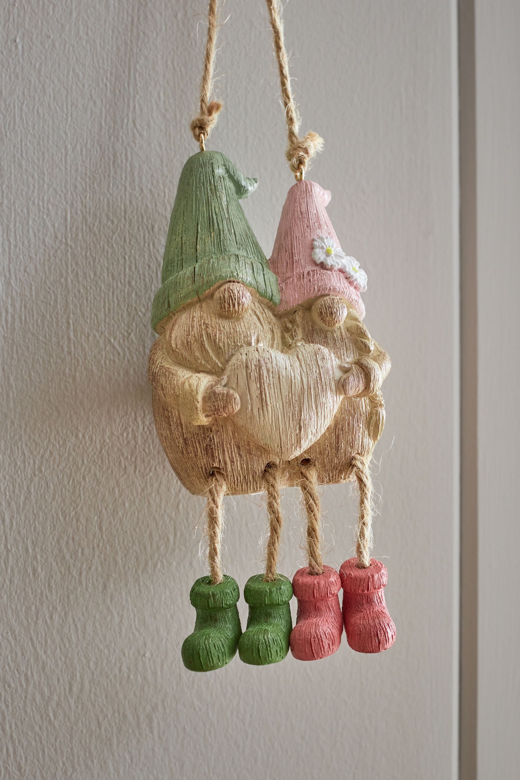 Buy Natural Gonk Heart Hanging Decoration from the Next UK online shop