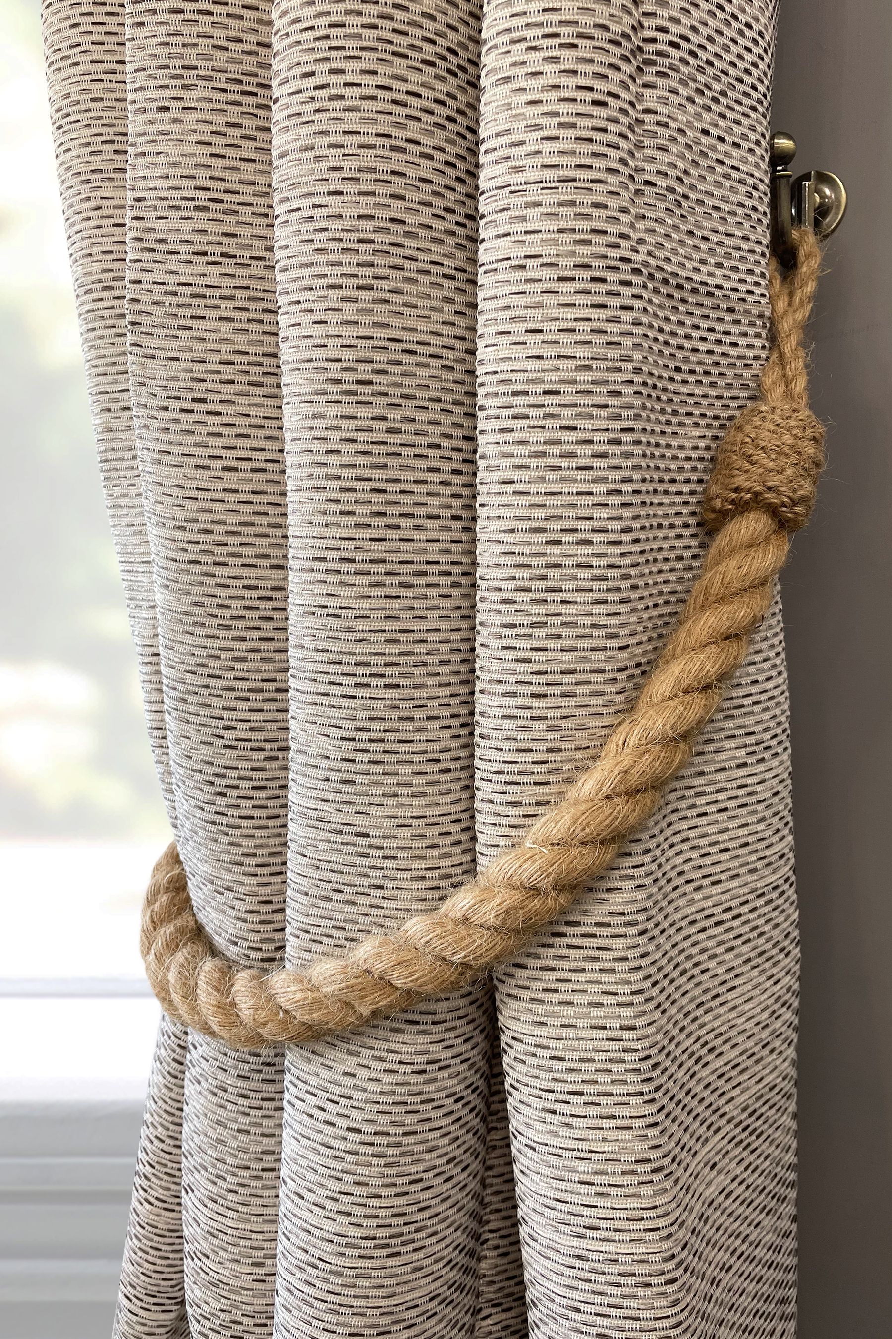 Buy Laura Ashley Natural Jute Rope Tieback Pairs from the Next UK ...