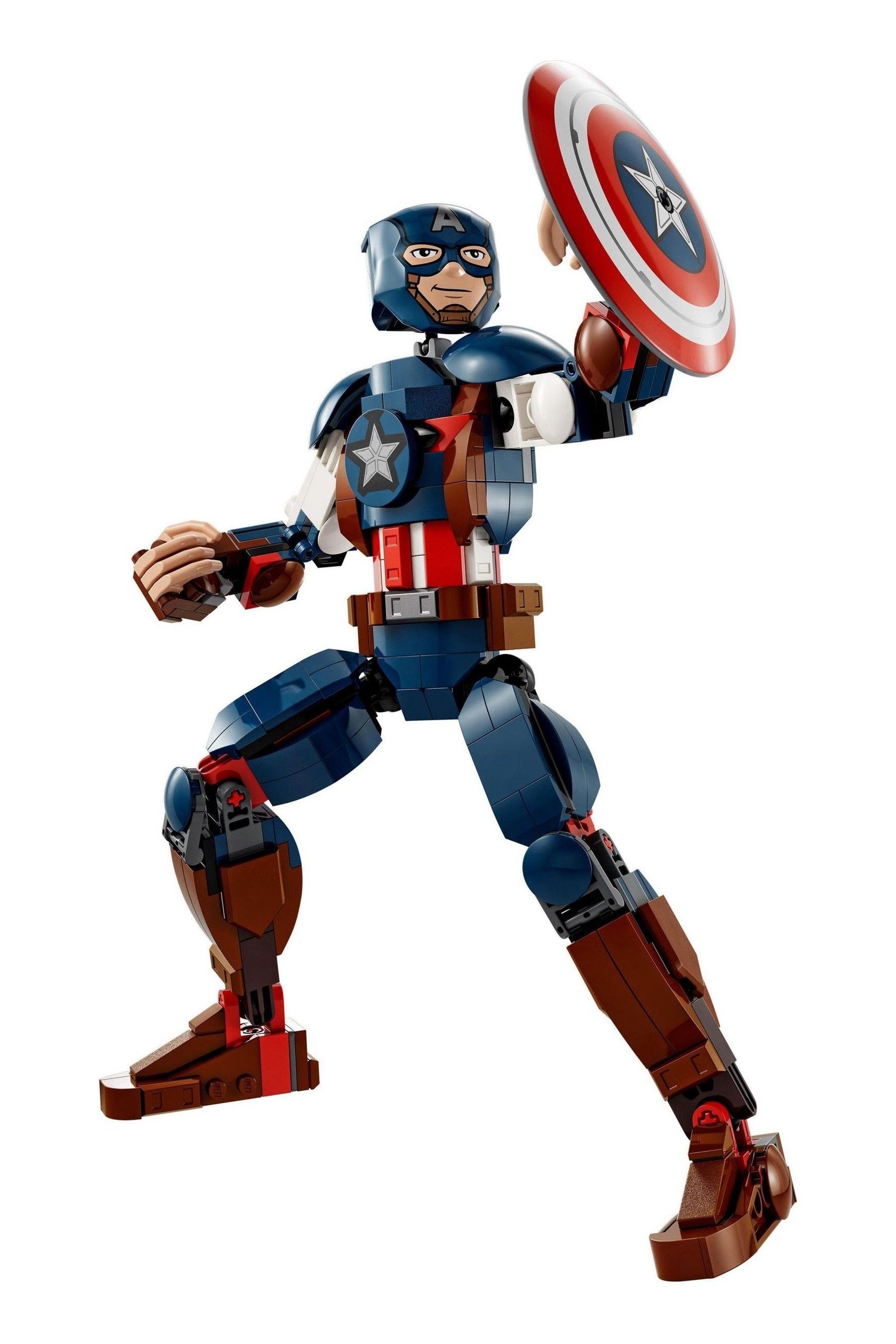 Buy LEGO Marvel Captain America Construction Figure Set 76258 from the ...