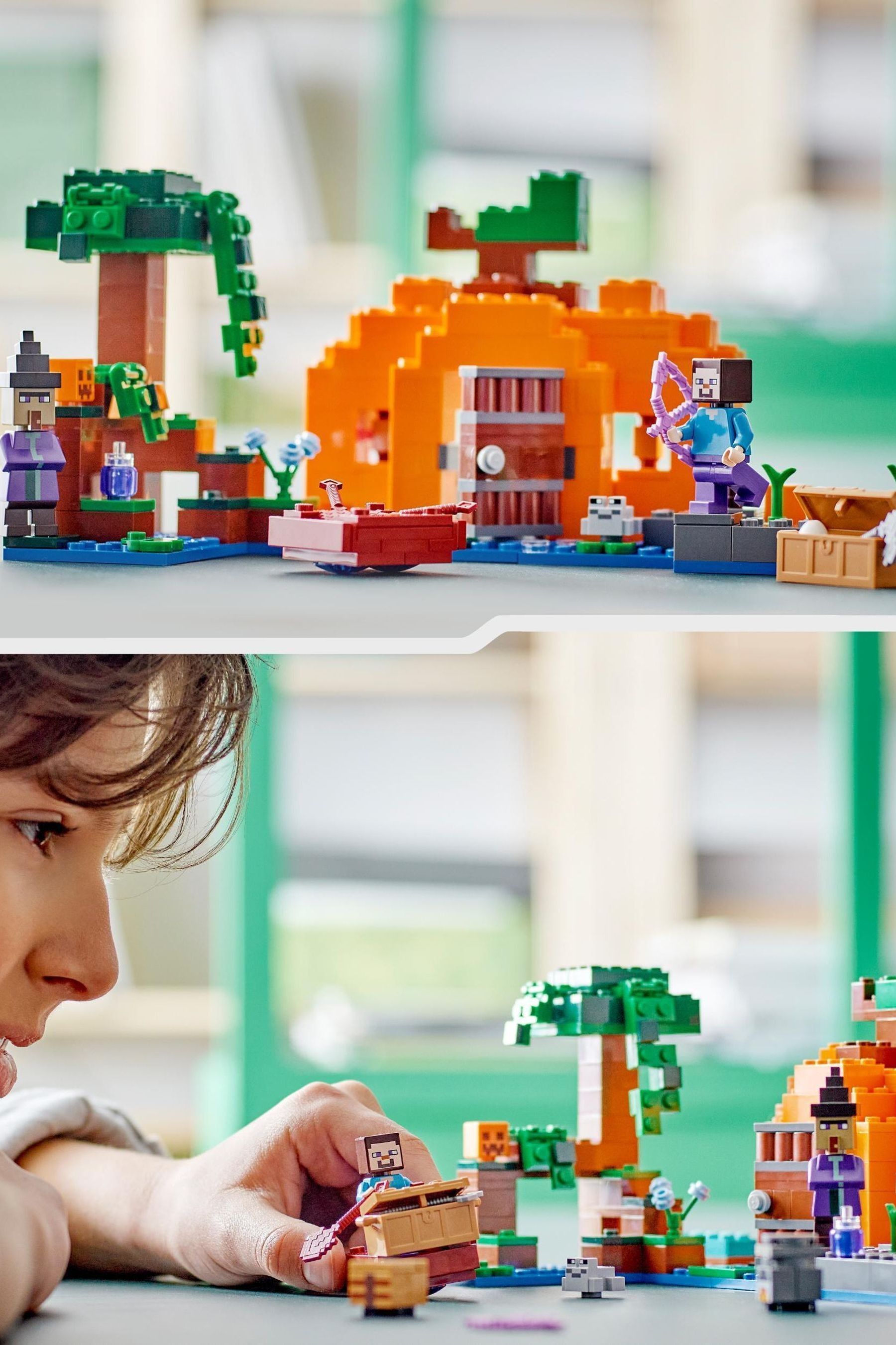 Buy LEGO Minecraft The Pumpkin Farm Set with Steve Figure 21248 from the Next UK online shop
