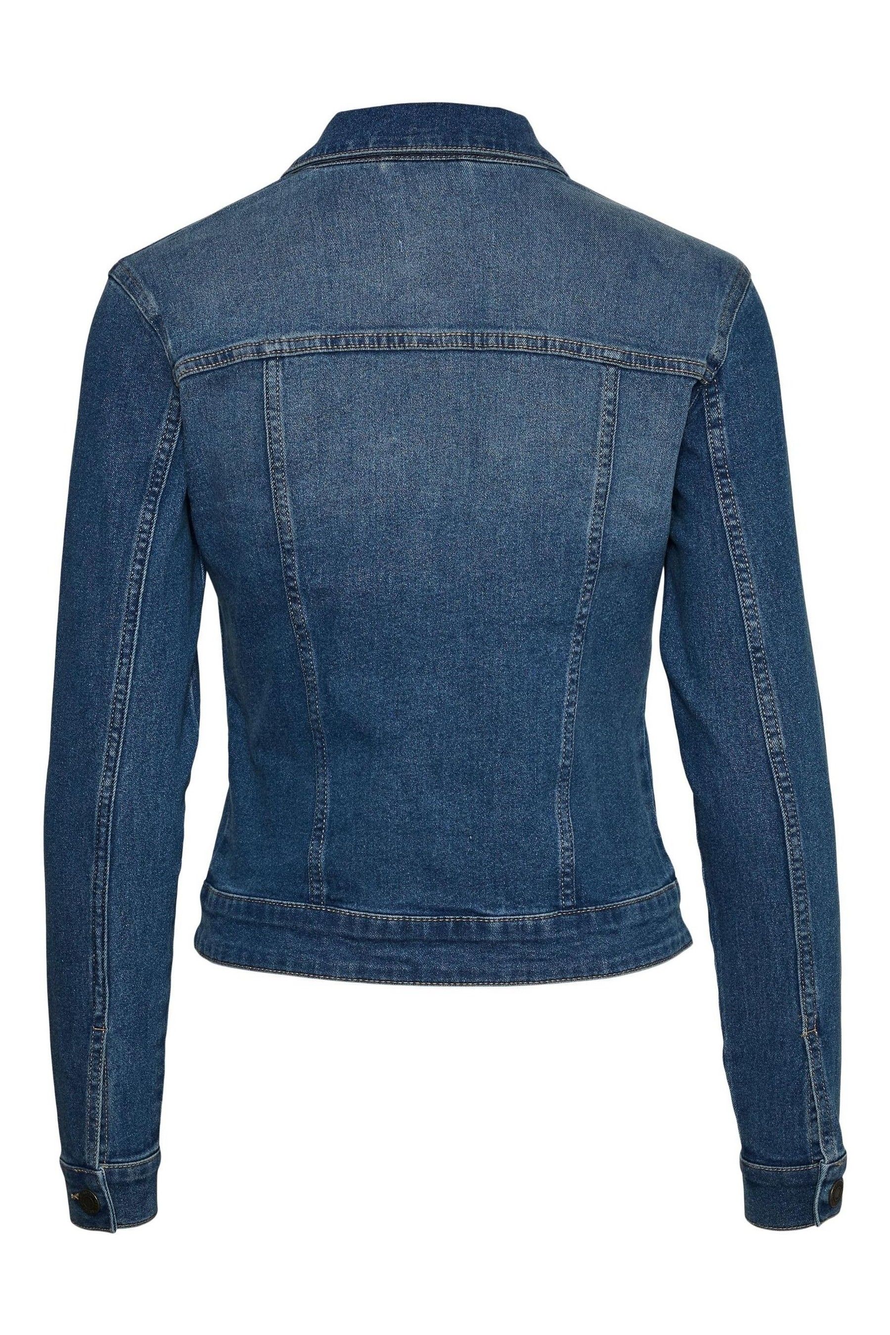Buy NOISY MAY Navy Blue Fitted Denim Jacket from the Next UK online shop