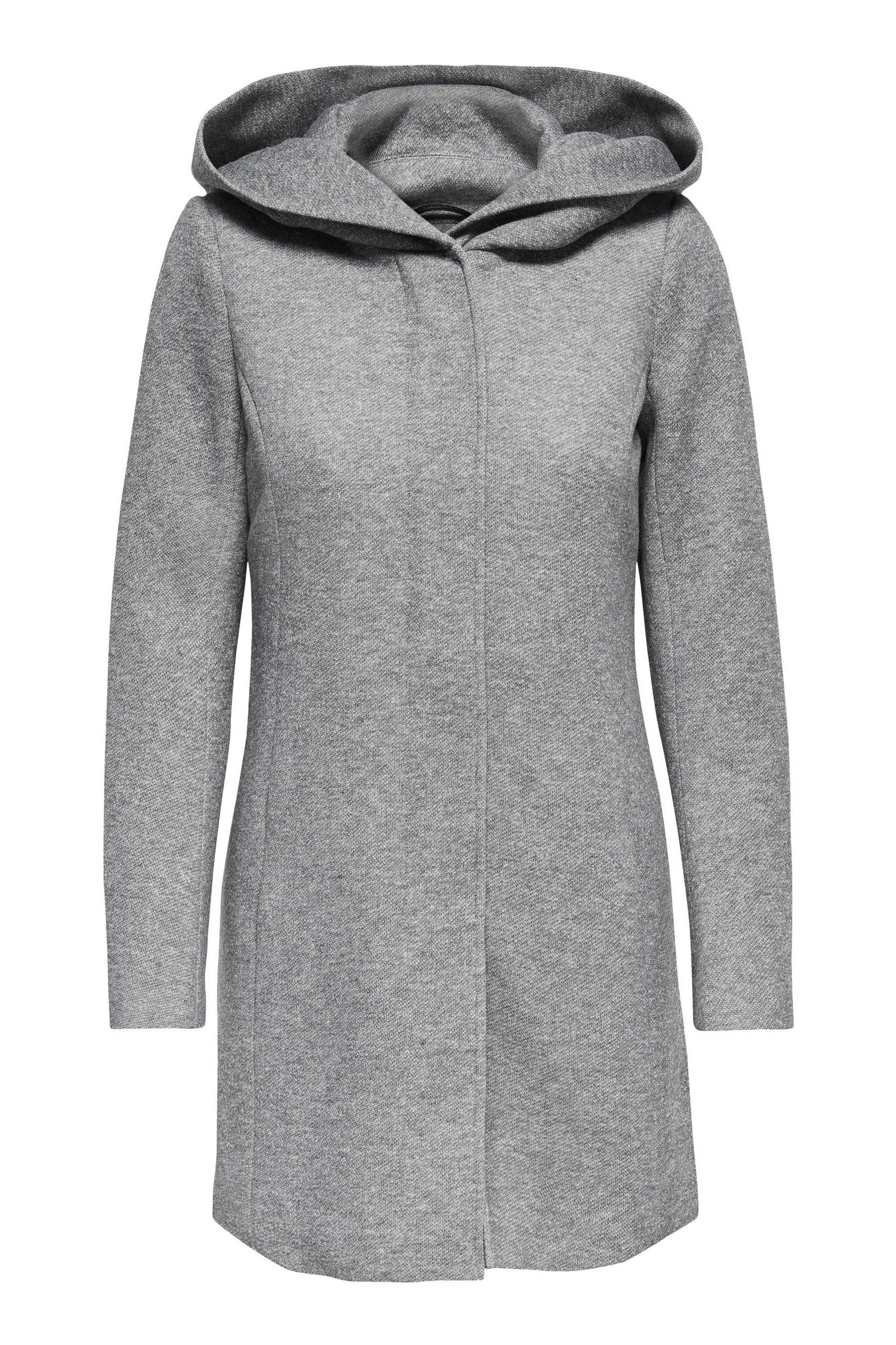 Buy ONLY Grey Hooded Smart Coat from the Next UK online shop