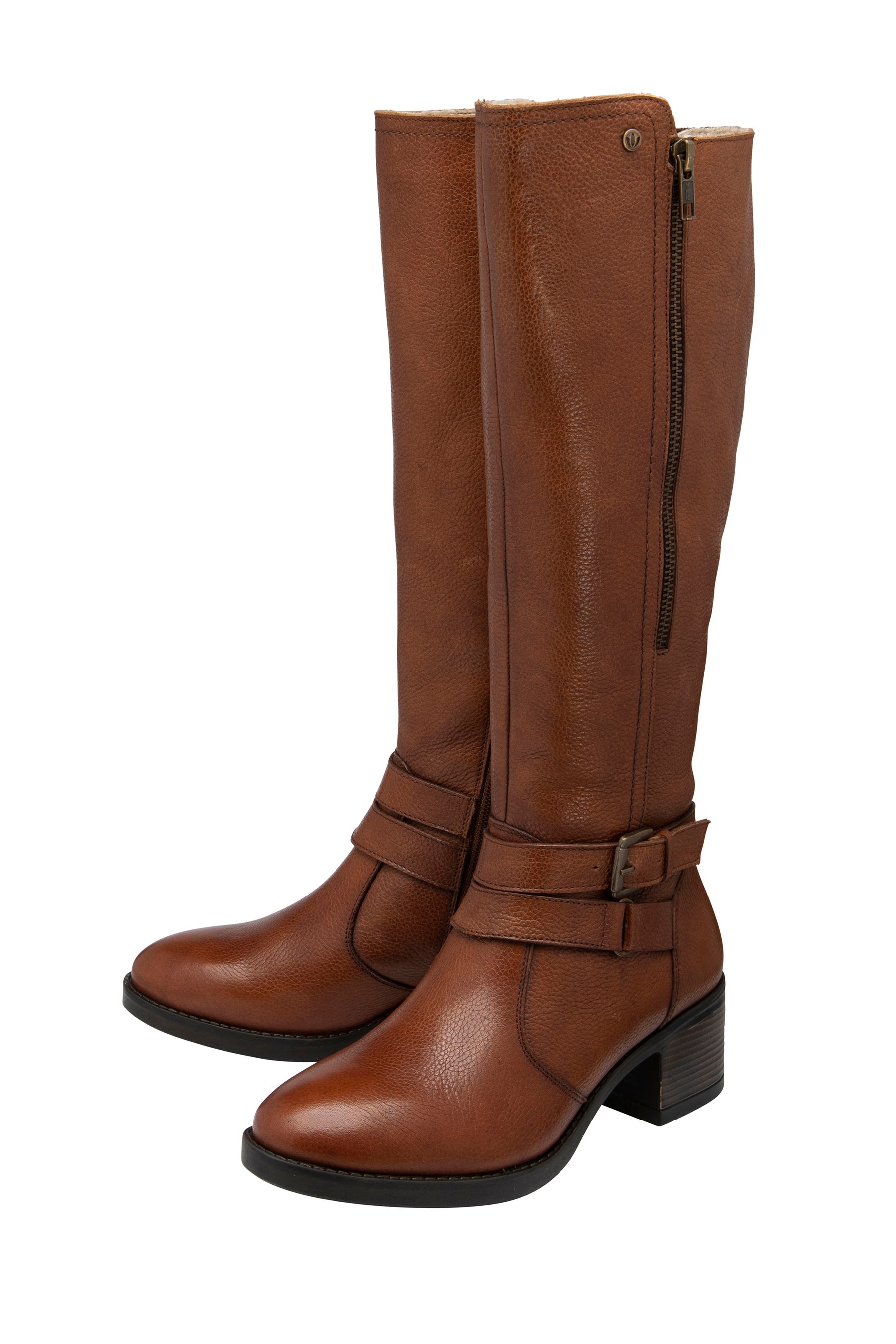 Buy Lotus Brown Leather Knee High Boots from the Next UK online shop