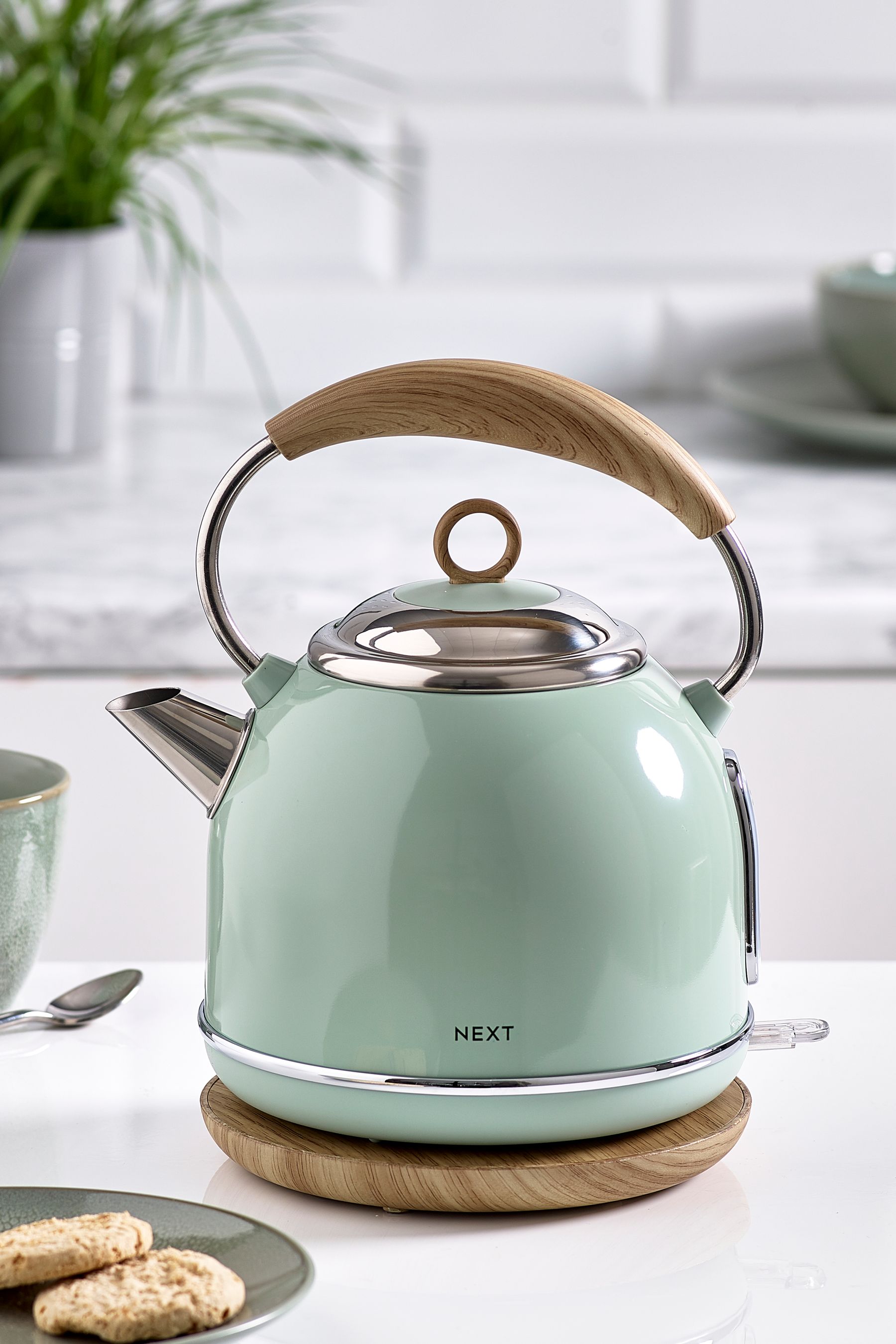 Buy Sage Green Malvern Kettle from the Next UK online shop