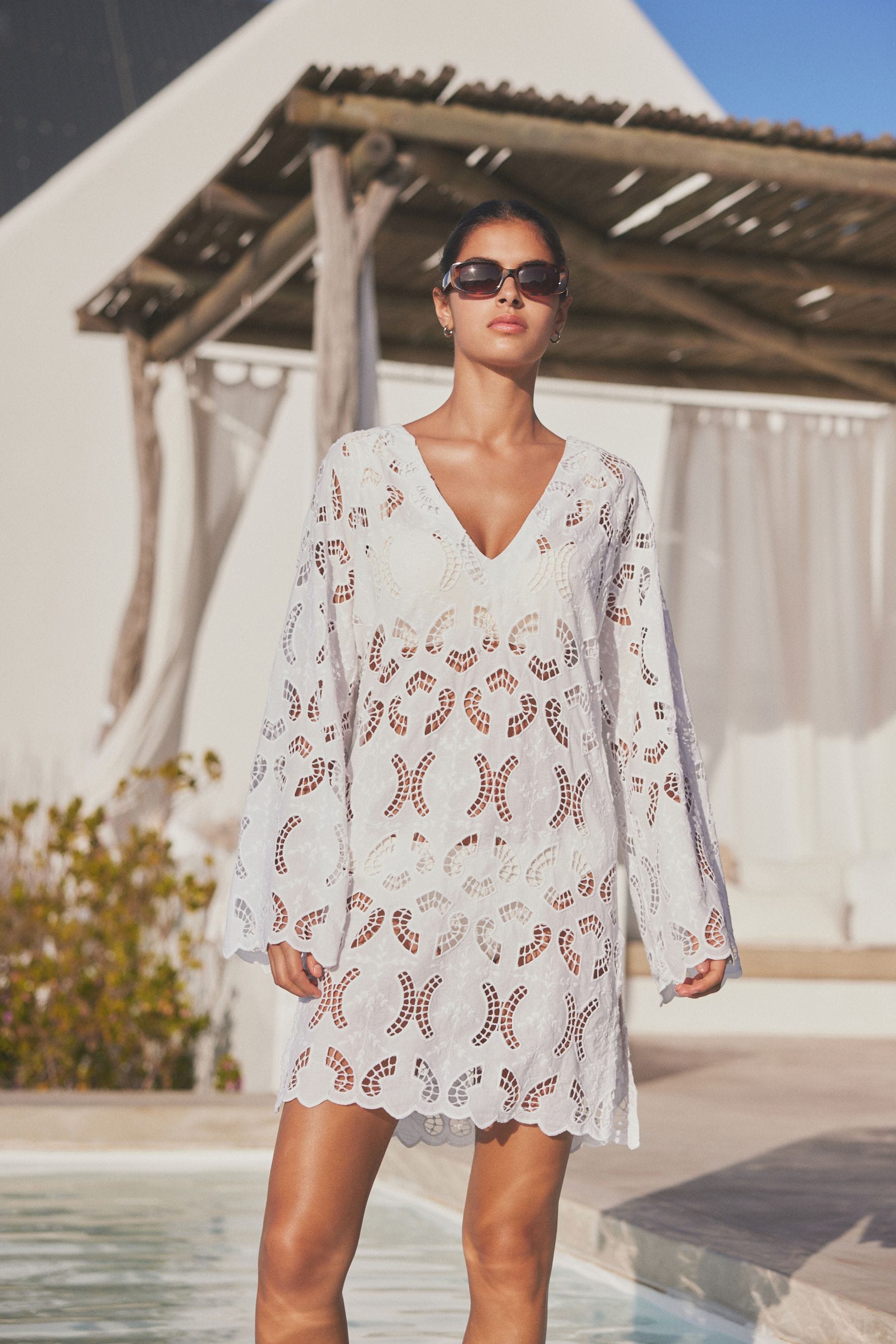 Buy Premium Broderie Beach Cover-Up from Next Germany