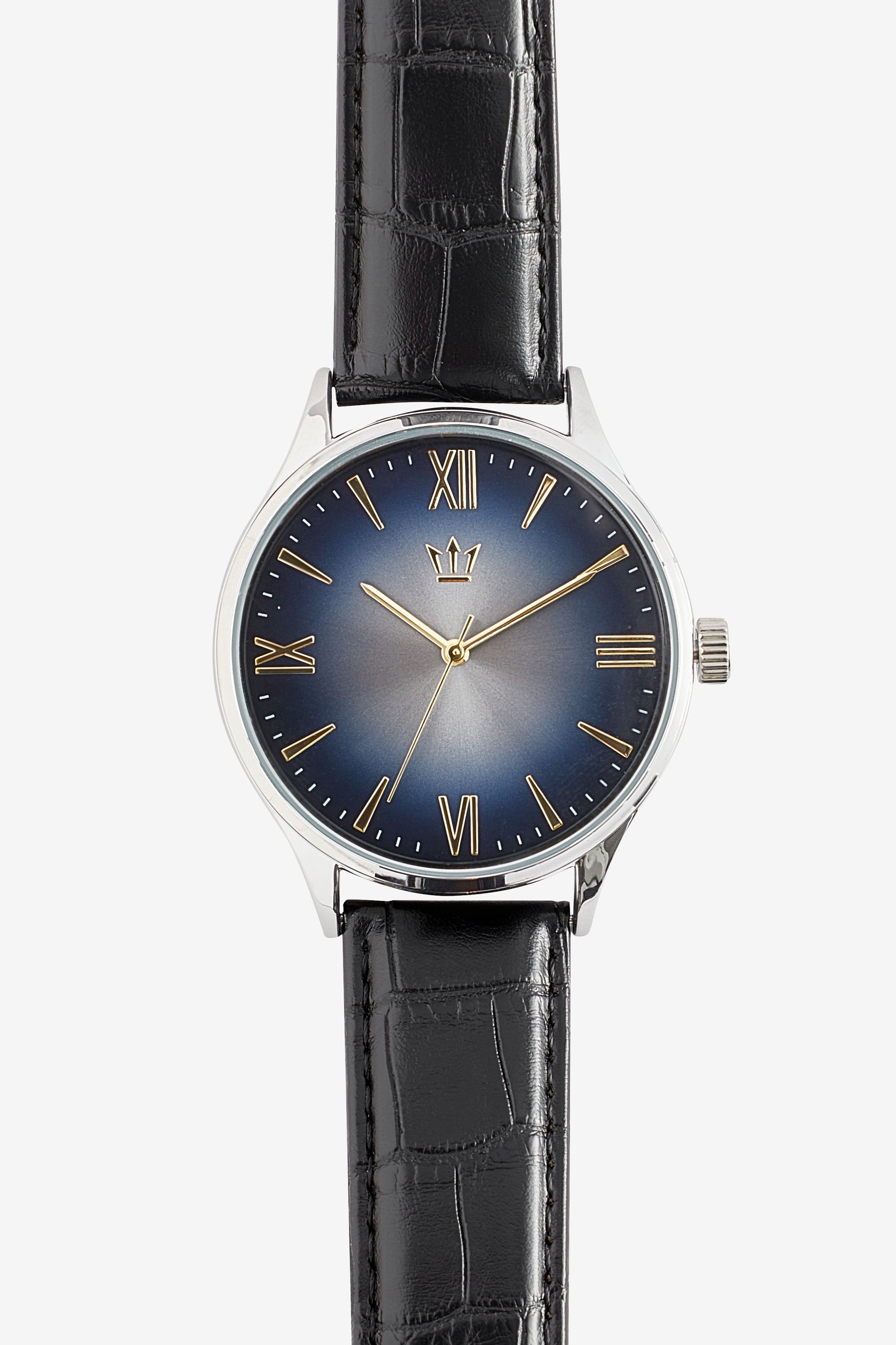 Buy Black Watch with Textured Strap from the Next UK online shop