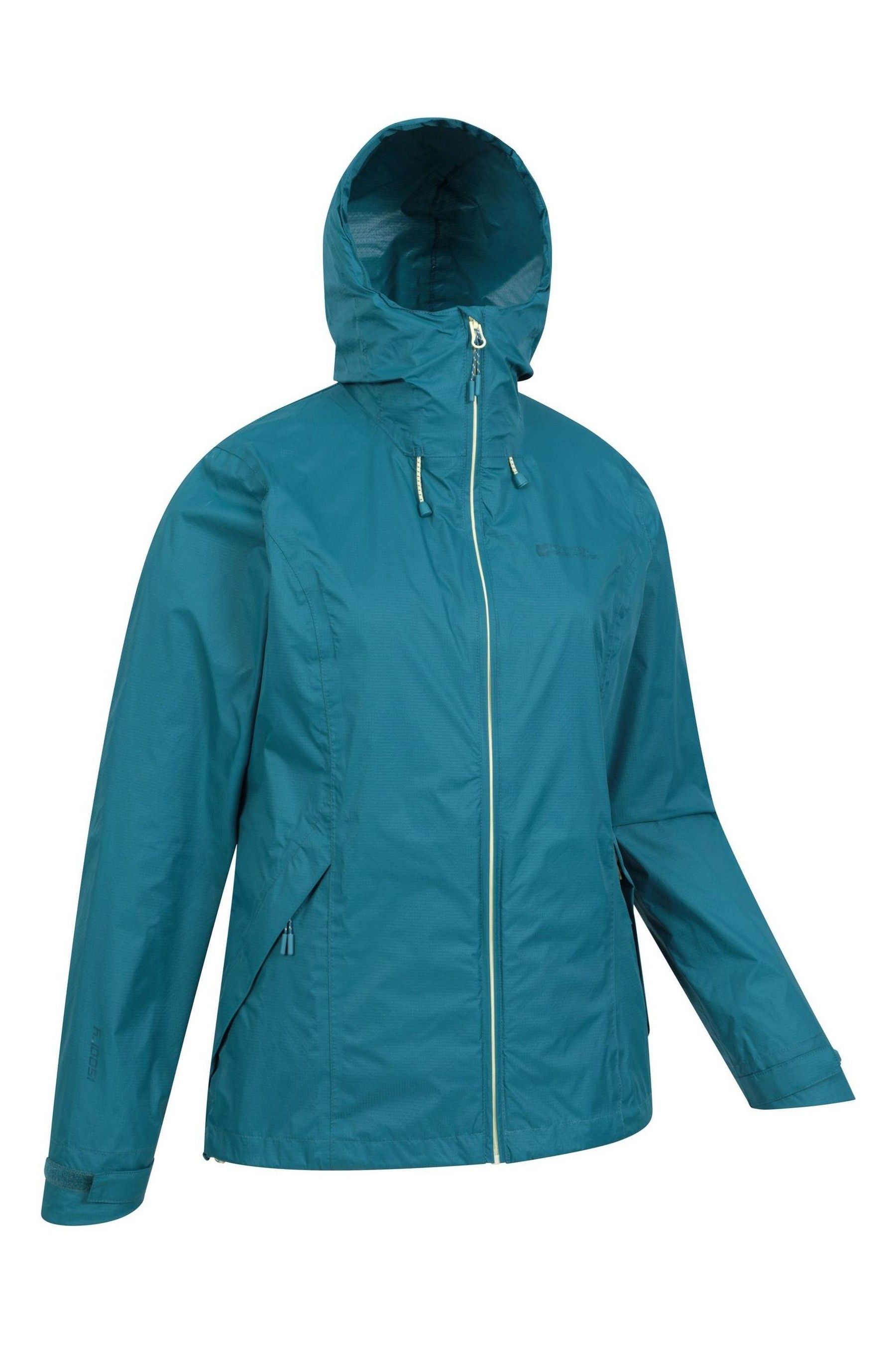 Buy Mountain Warehouse Blue Womens Swerve Waterproof Packaway Jacket ...