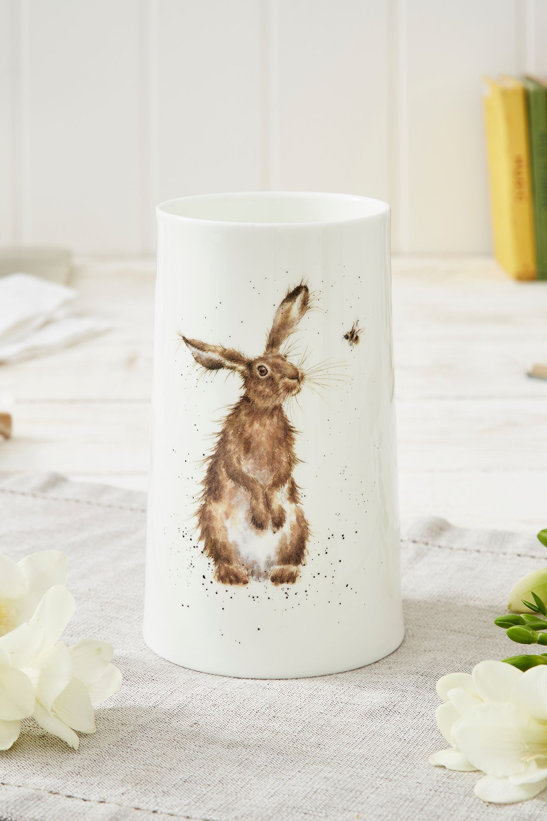 Buy Royal Worcester White Wrendale Designs Medium Vase from the Next UK ...