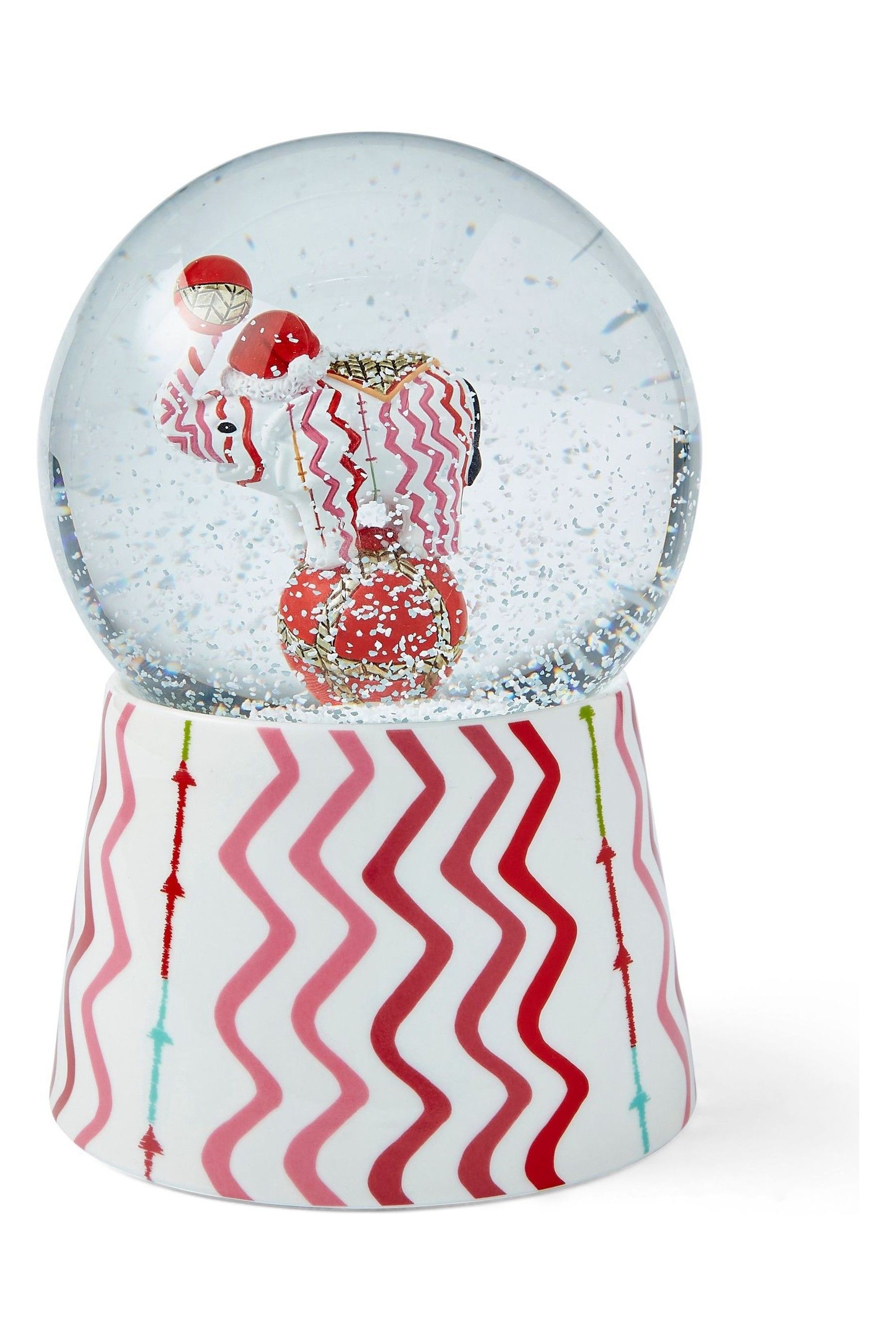 Buy Spode White Kit Kemp Rik Rak Elephant Snow Globe from the Next UK ...