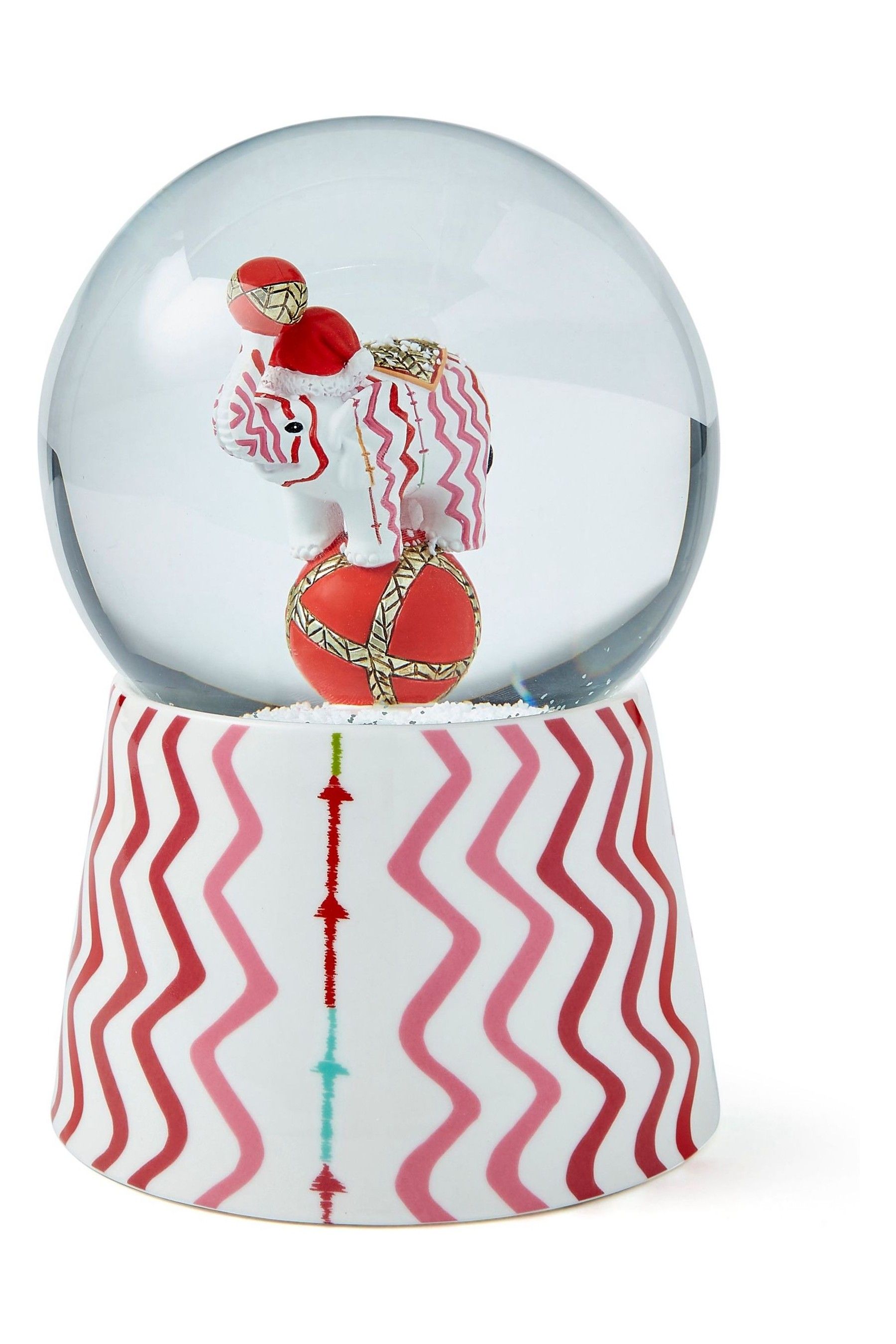 Buy Spode White Kit Kemp Rik Rak Elephant Snow Globe from the Next UK ...