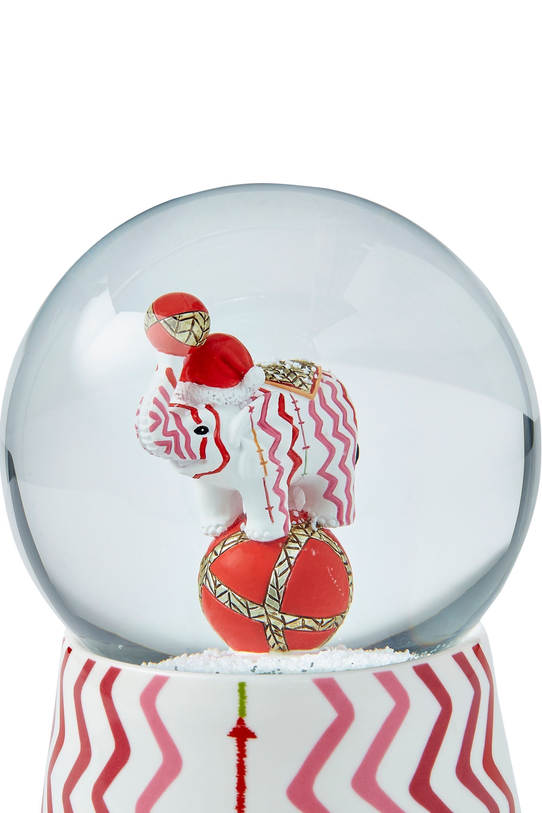 Buy Spode White Kit Kemp Rik Rak Elephant Snow Globe from the Next UK ...