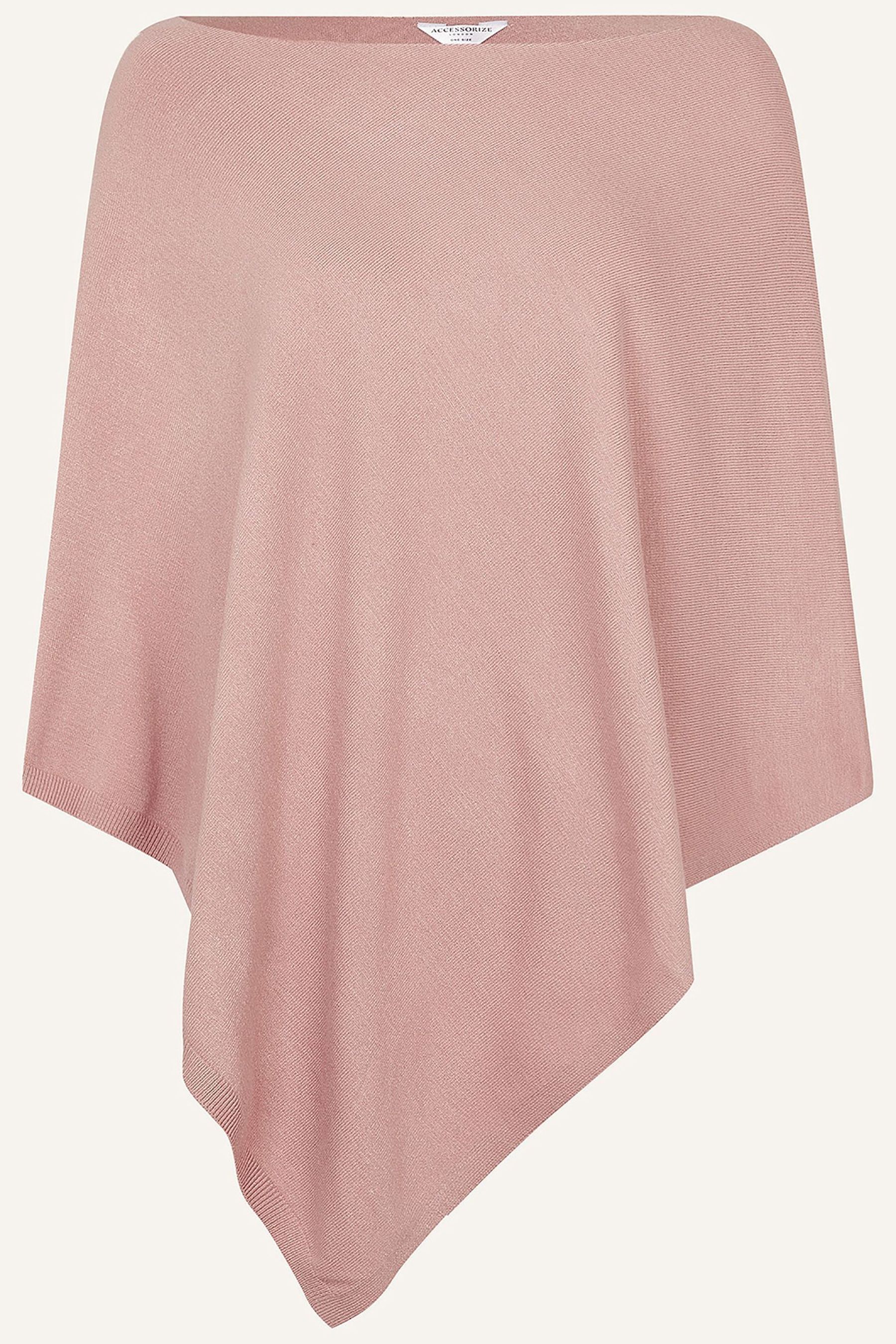 Buy Accessorize Pink Knit Poncho from the Next UK online shop