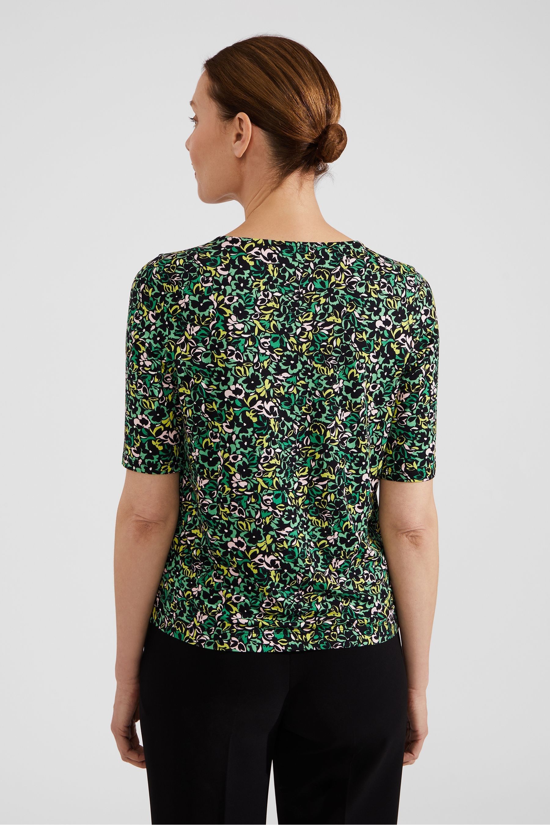 Buy Hobbs Green Jacqueline Print Top from the Next UK online shop
