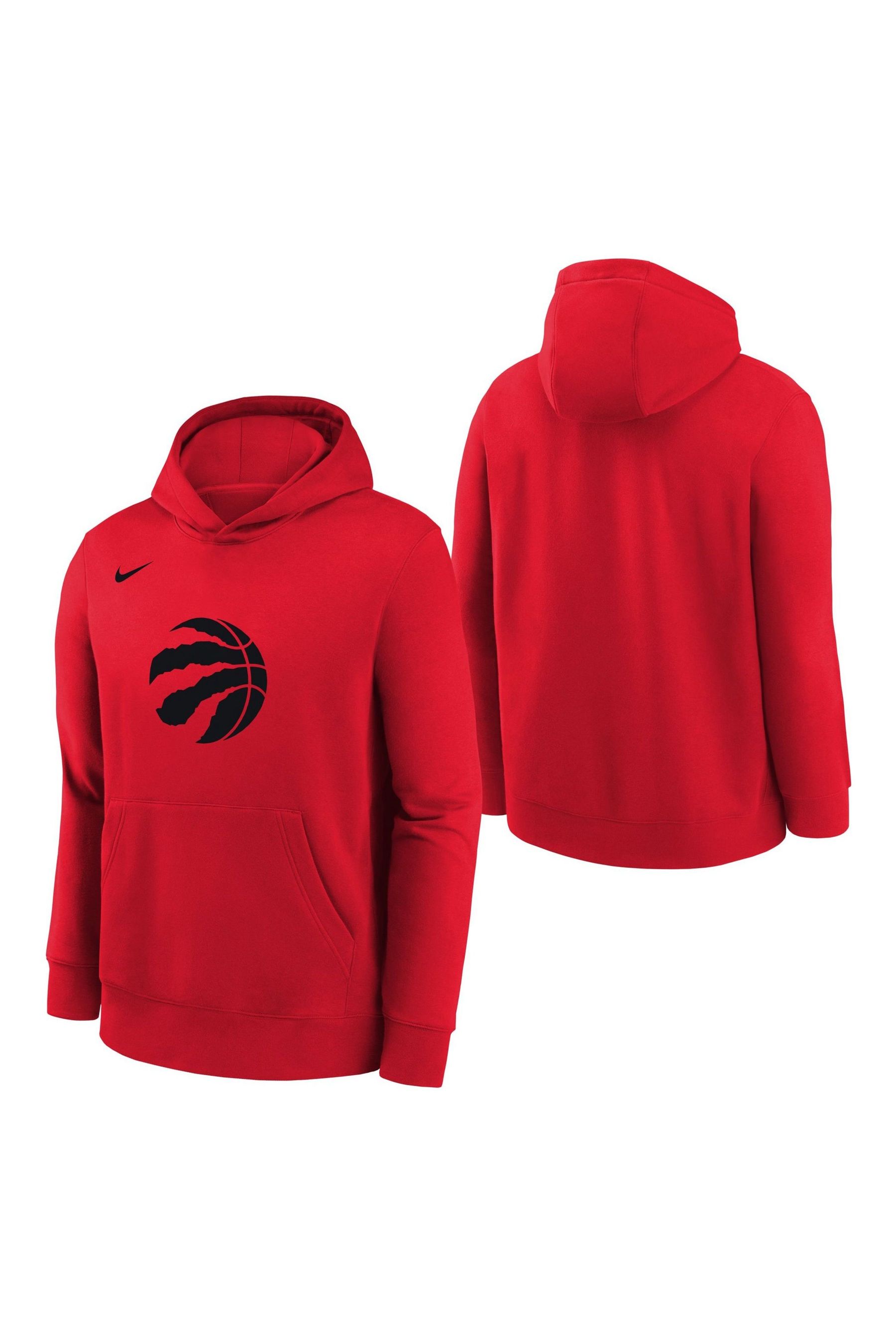 Buy Fanatics Red NBA Toronto Raptors Essential Logo Hoodie from the ...