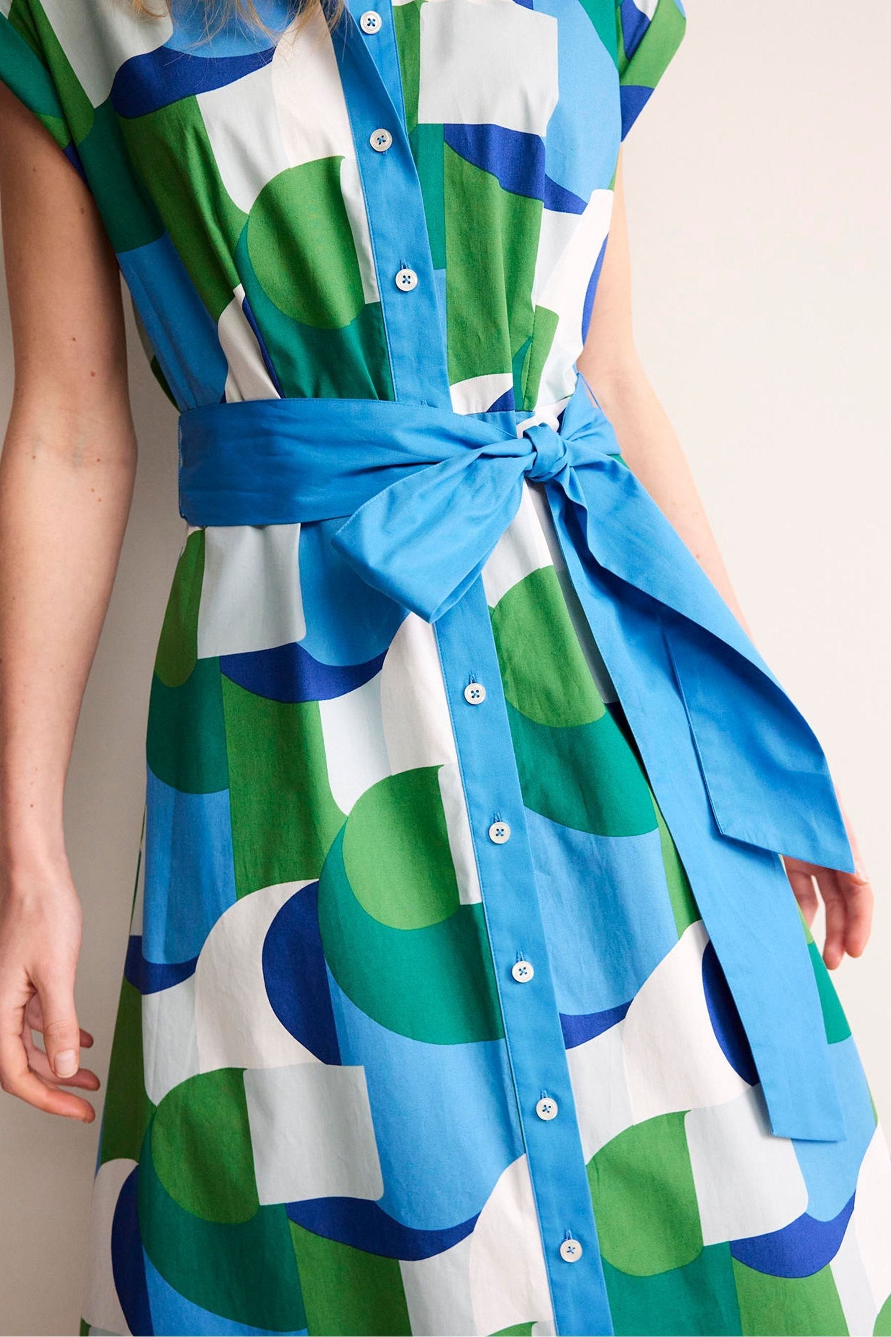 Buy Boden Blue Amanda Cotton Midi Shirt Dress from Next Saudi Arabia