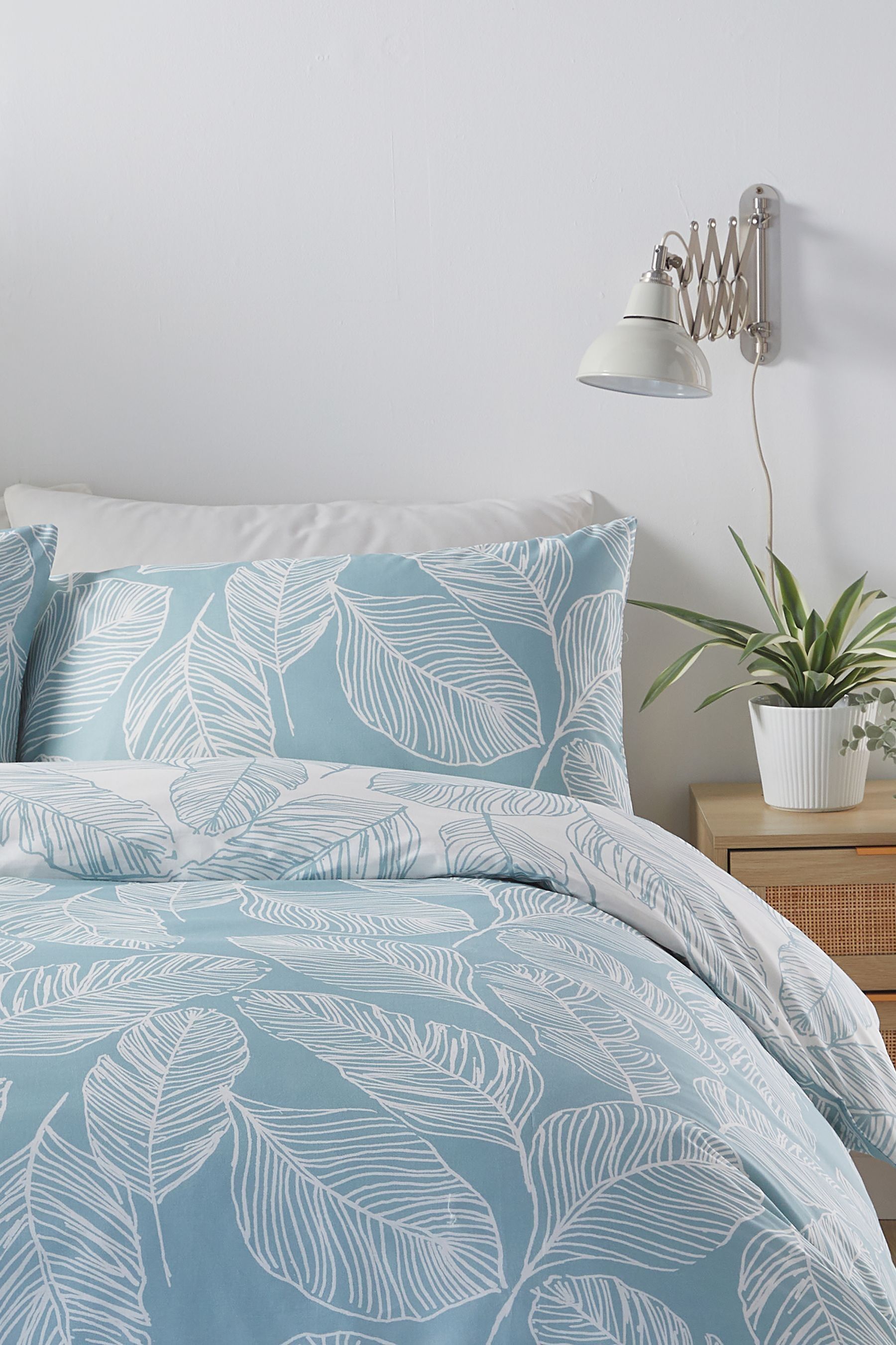 Buy Fusion Duck Egg Matteo Reversible Duvet Cover Set from the Next UK ...