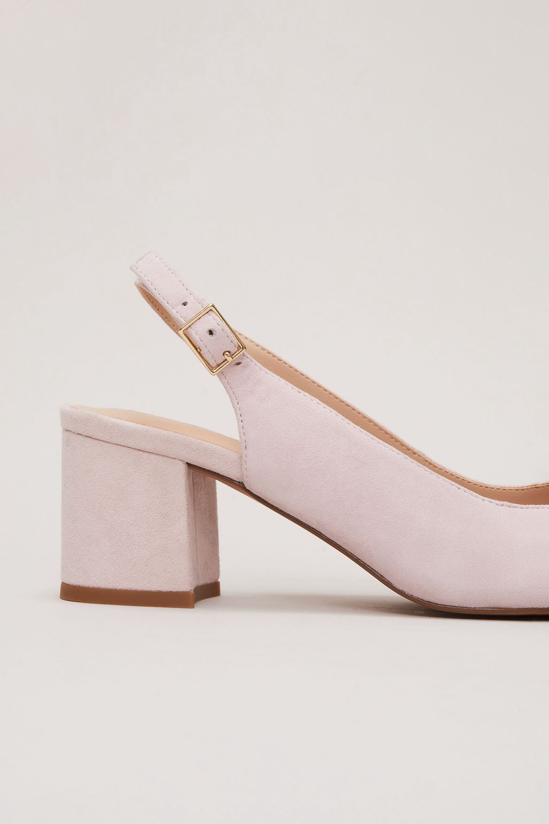 Buy Phase Eight Pink Bow Front Block Heel Shoes from the Next UK online ...