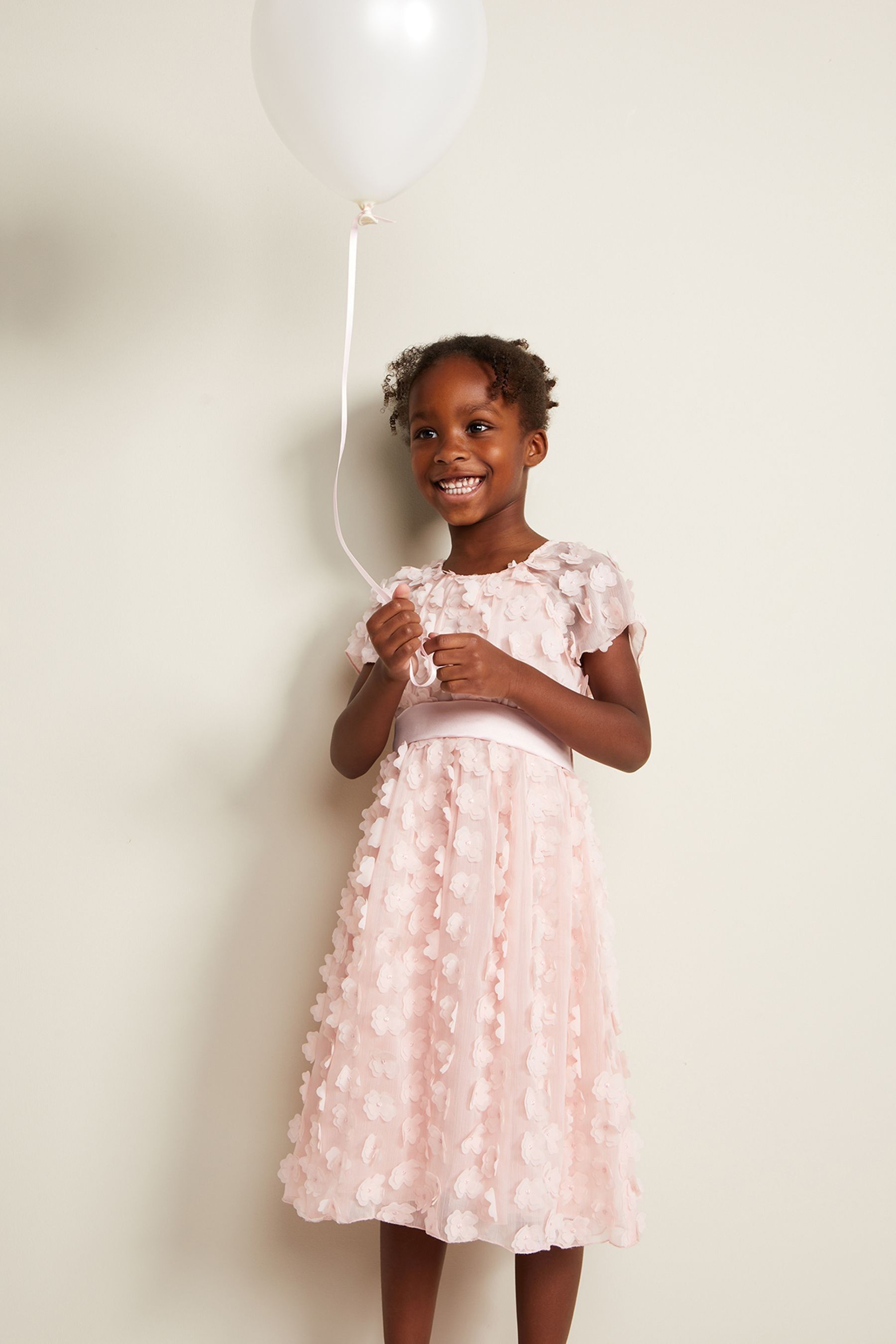 Buy Phase Eight Pink Alice Flower Fit and Flare Dress from the Next UK ...