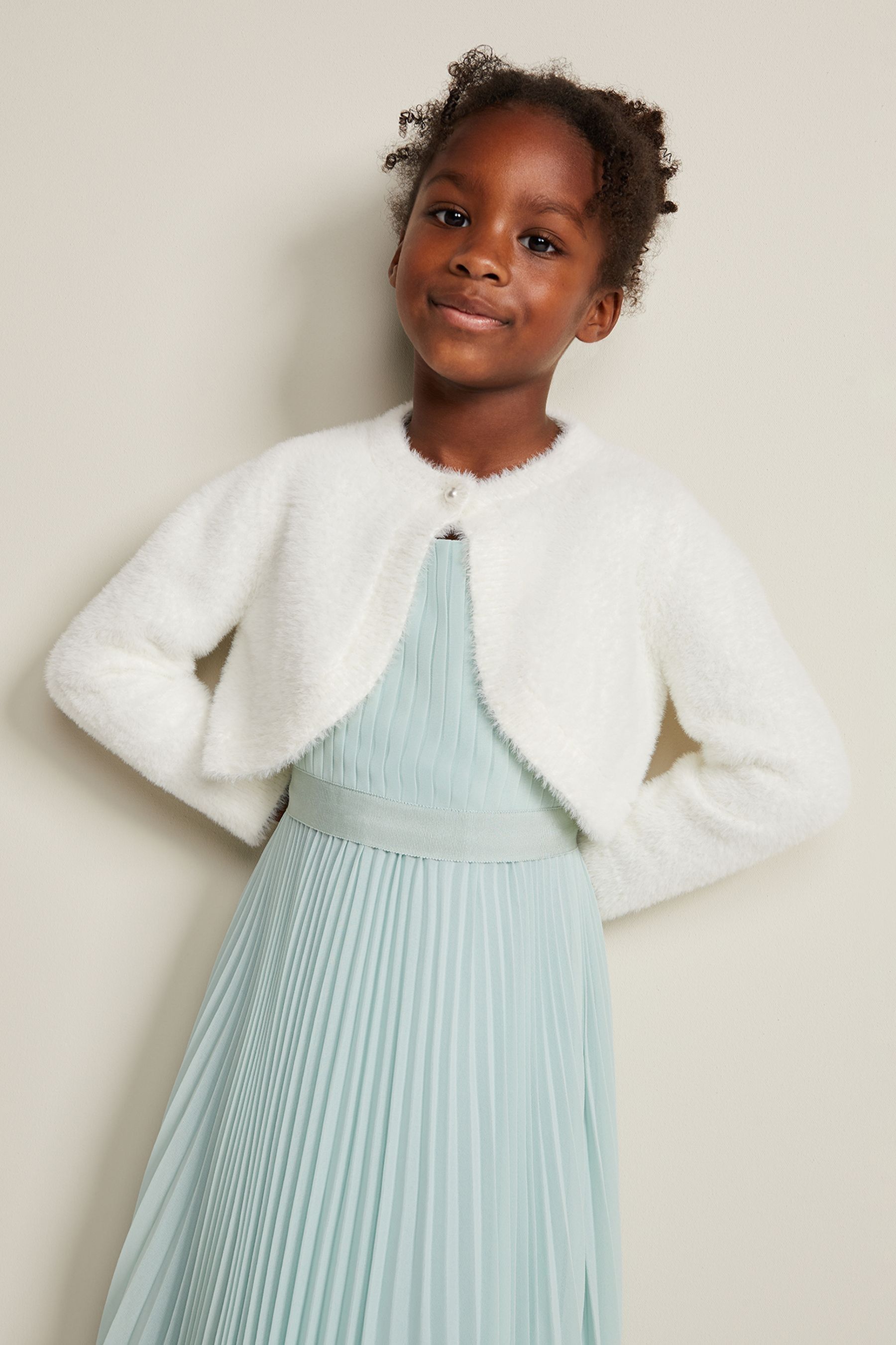 Buy Phase Eight Cream Giselle Fluffy Cover-Up from the Next UK online shop