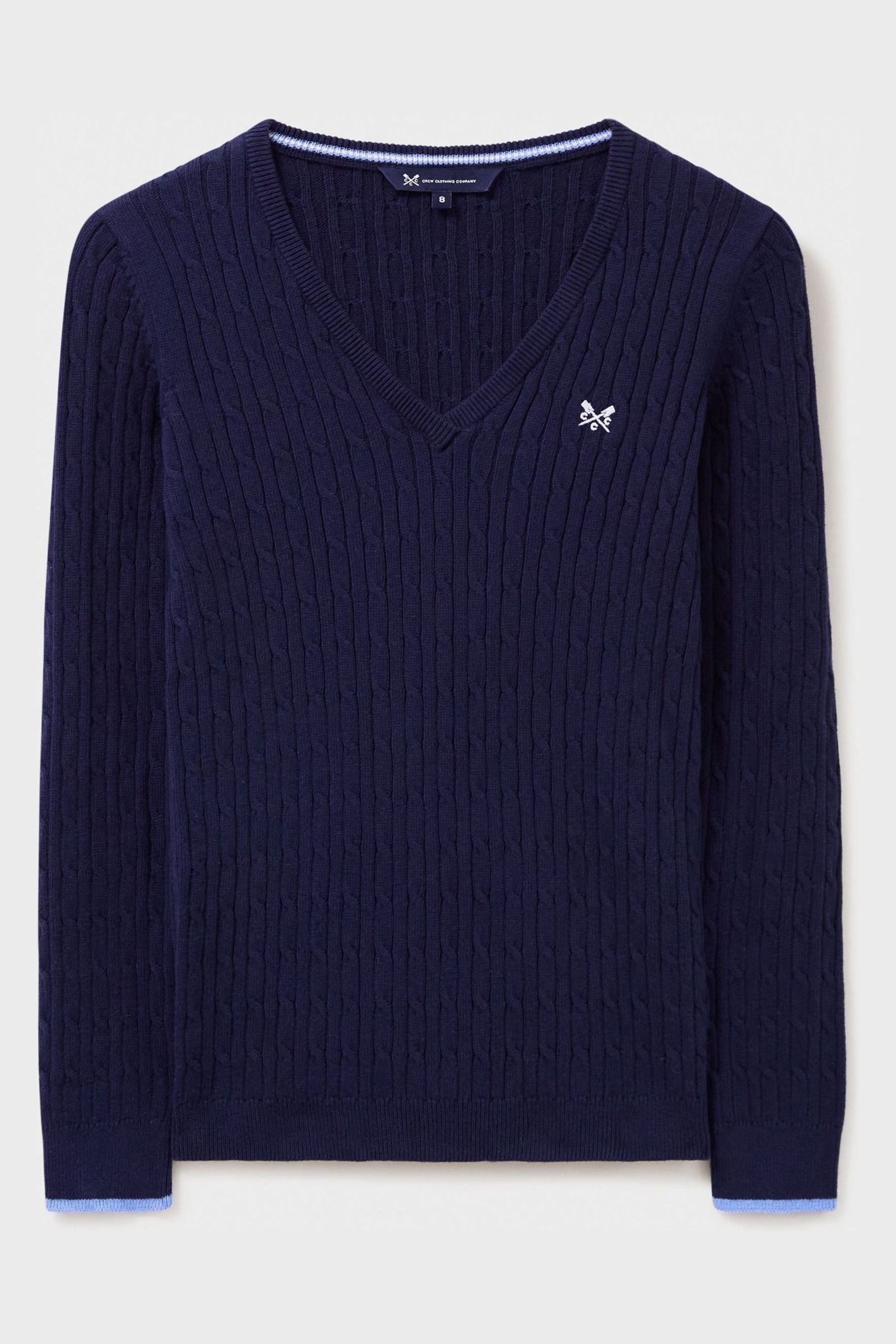 Buy Crew Clothing Heritage V-Neck Cable Jumper from the Next UK online shop
