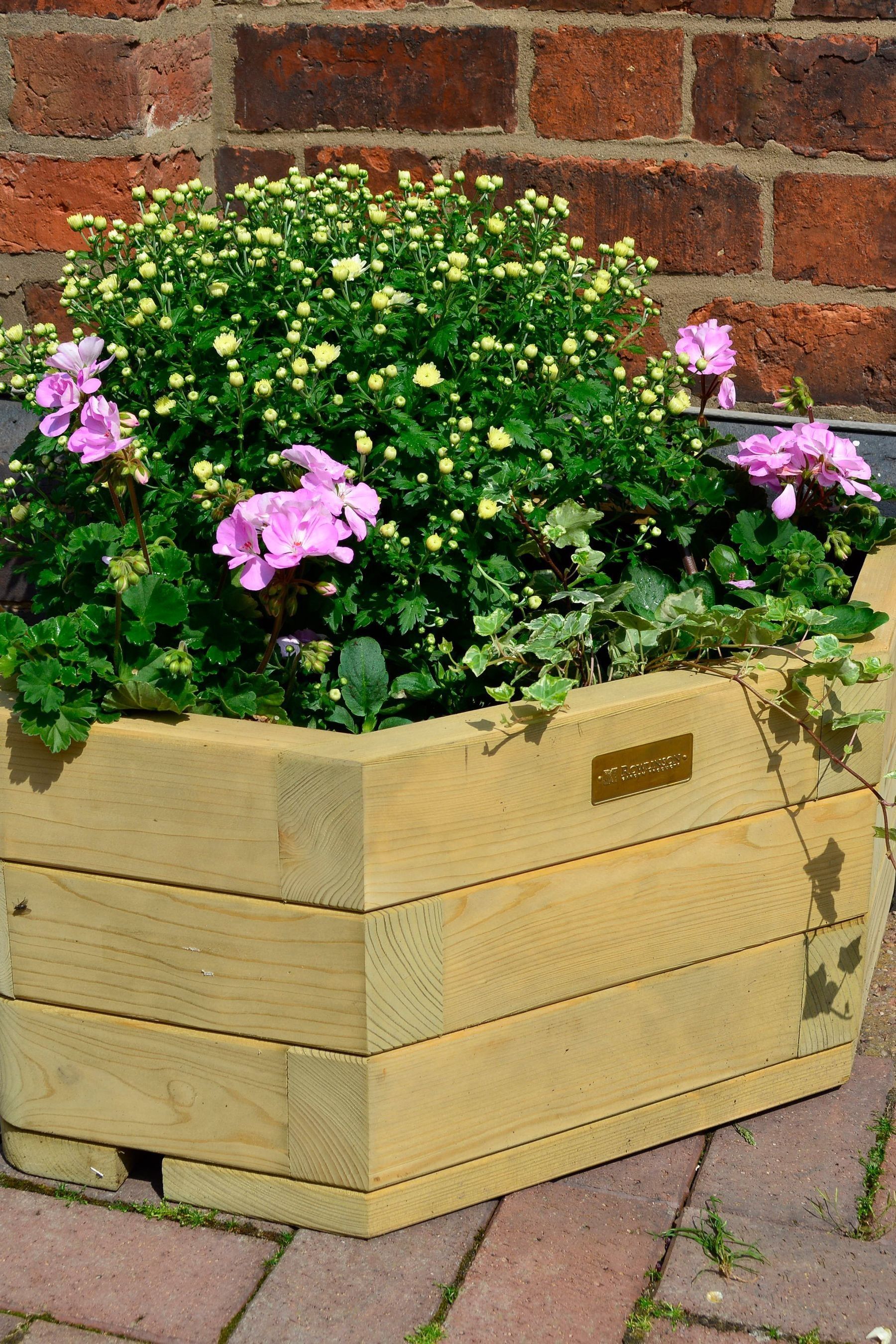 Buy Rowlinson Natural Marberry Corner Garden Planter from the Next UK ...