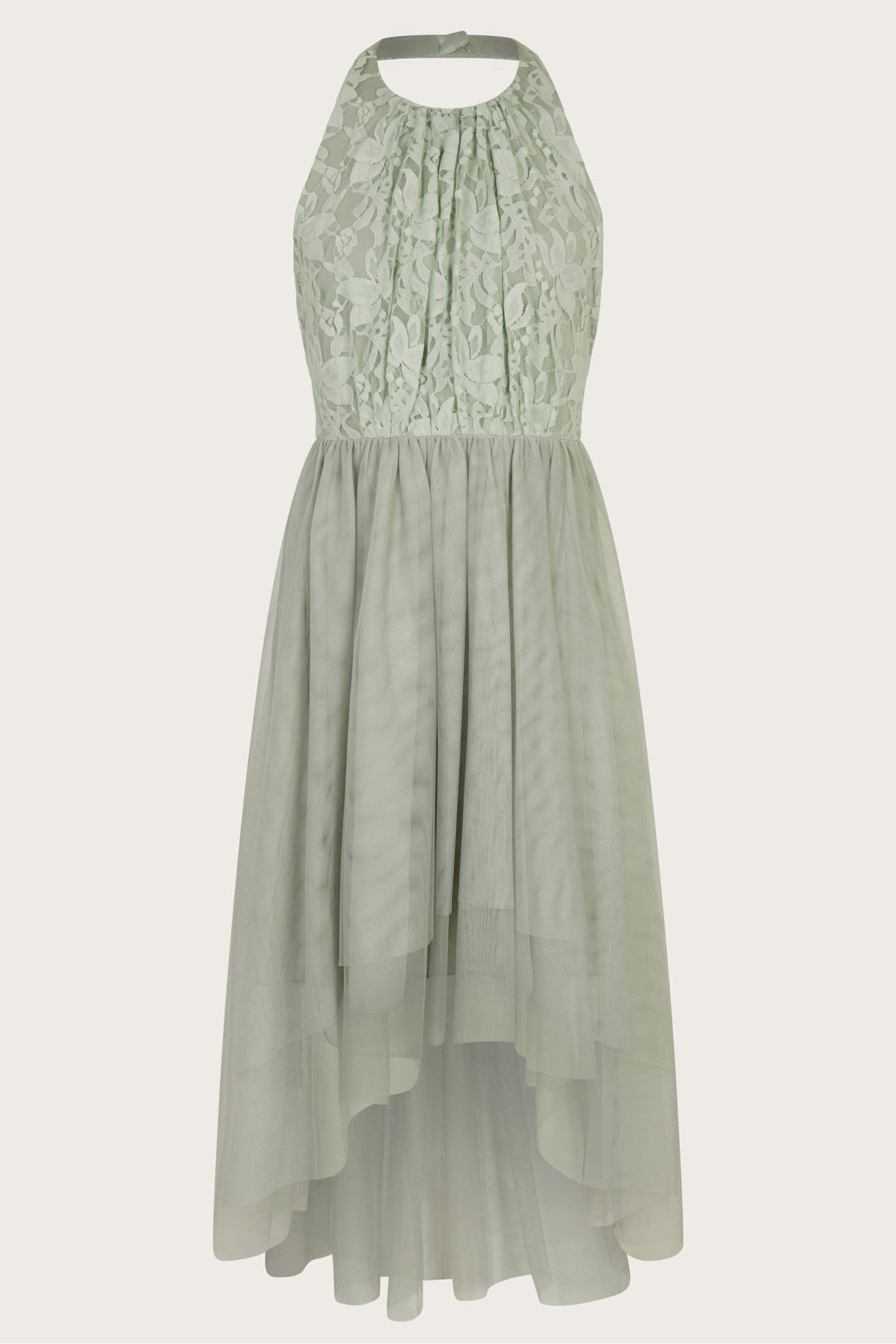 Buy Monsoon Green Hayley Lace Prom Dress from the Next UK online shop