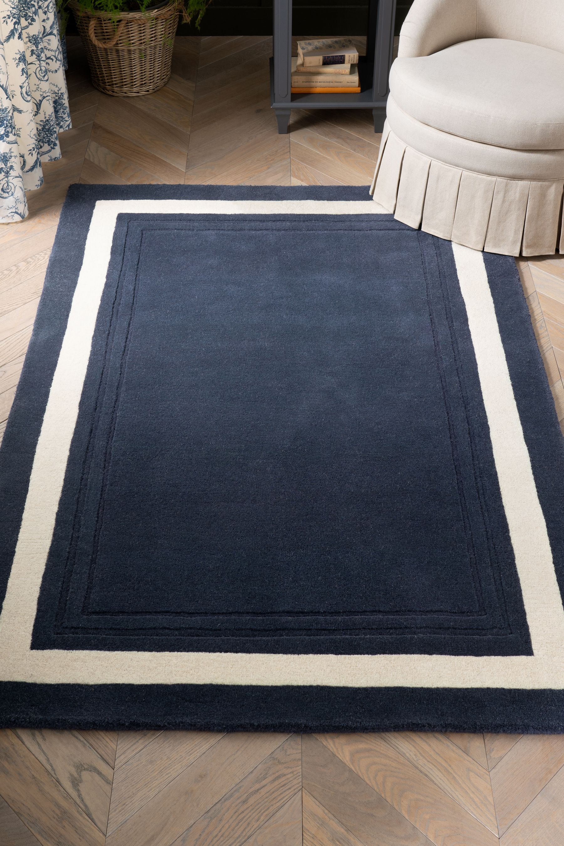 Buy Laura Ashley Midnight Lewes Rug from the Next UK online shop