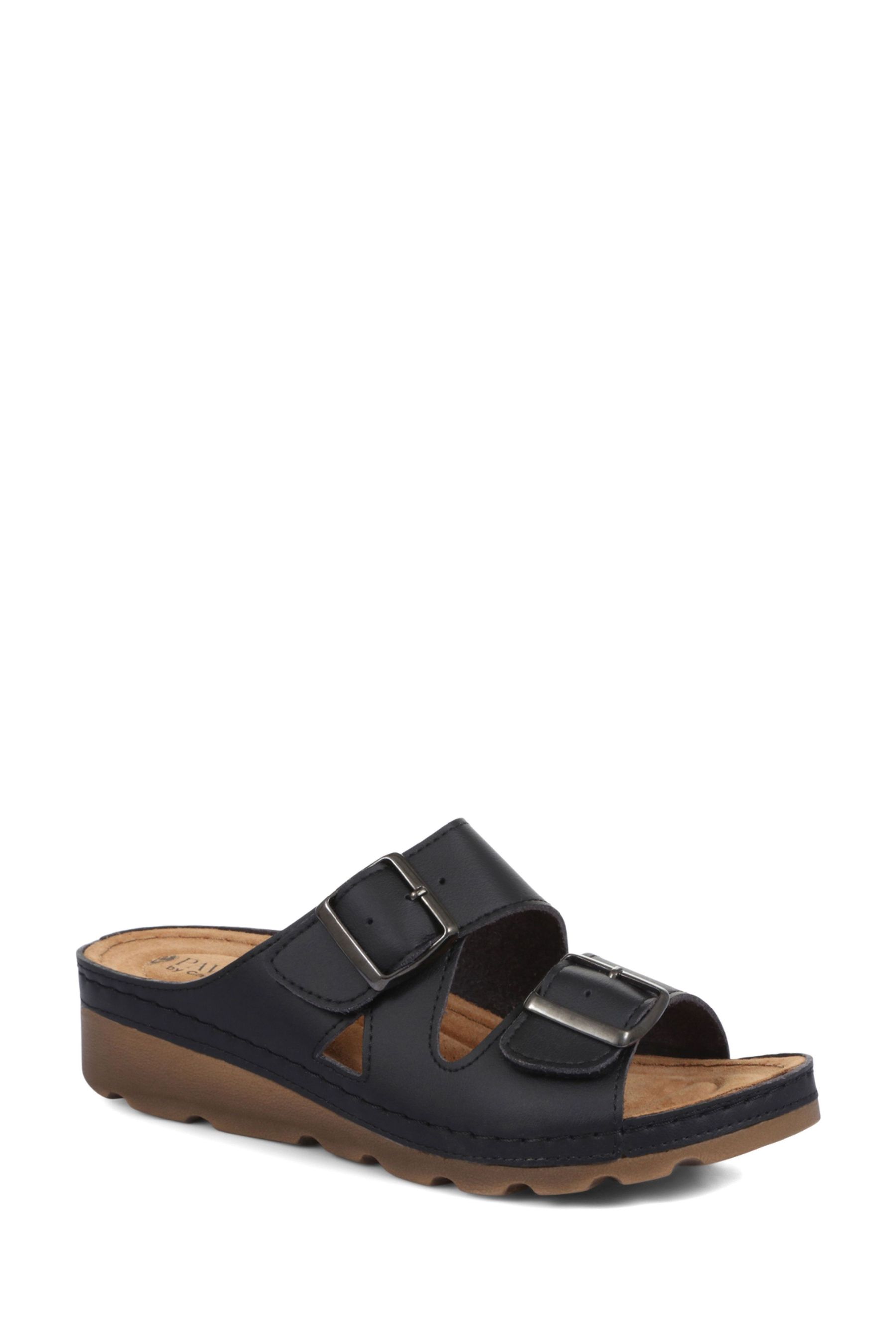 Buy Pavers Adjustable Black Mule Sandals from the Next UK online shop