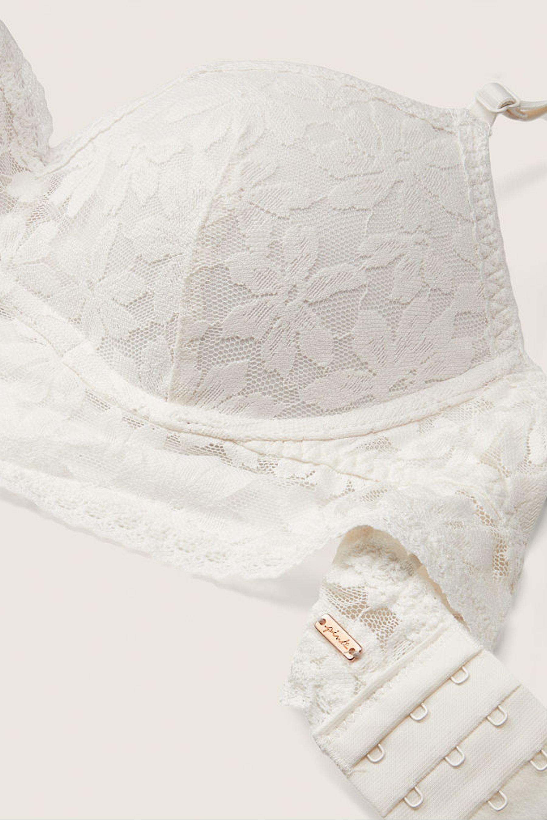 Buy Victorias Secret Pink Lace Push Up Bralette From The Victorias