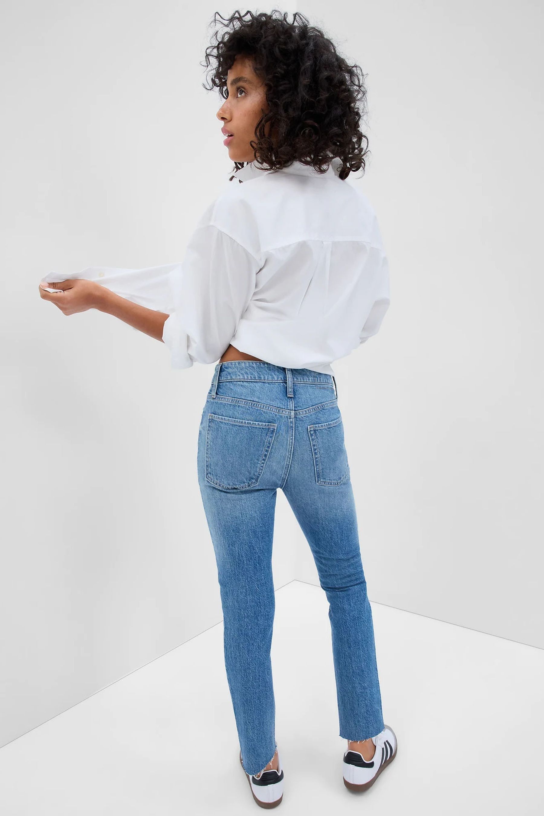 Buy Gap Mid Rise Slim Boyfriend Jeans from the Gap online shop