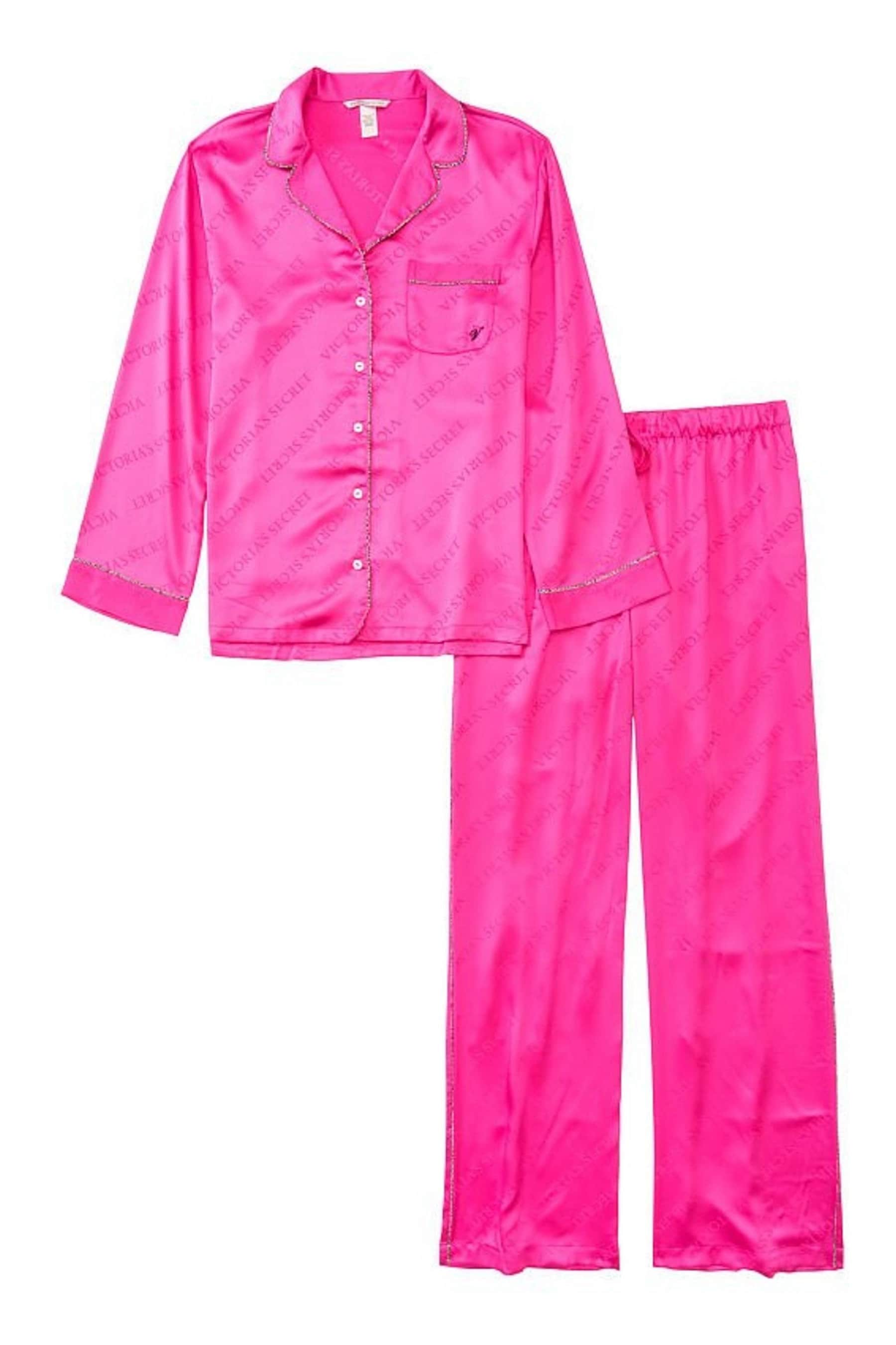 Buy Victoria's Secret Satin Long Pyjama Set from the Victoria's Secret ...