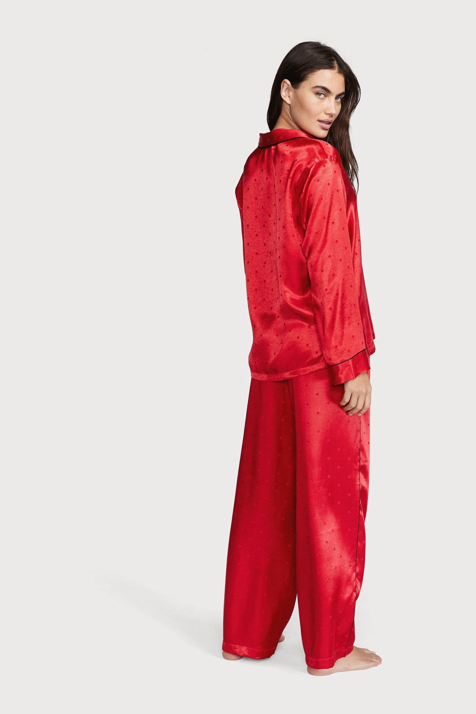 Buy Victoria's Secret Satin Long Pyjamas from the Victoria's Secret UK ...