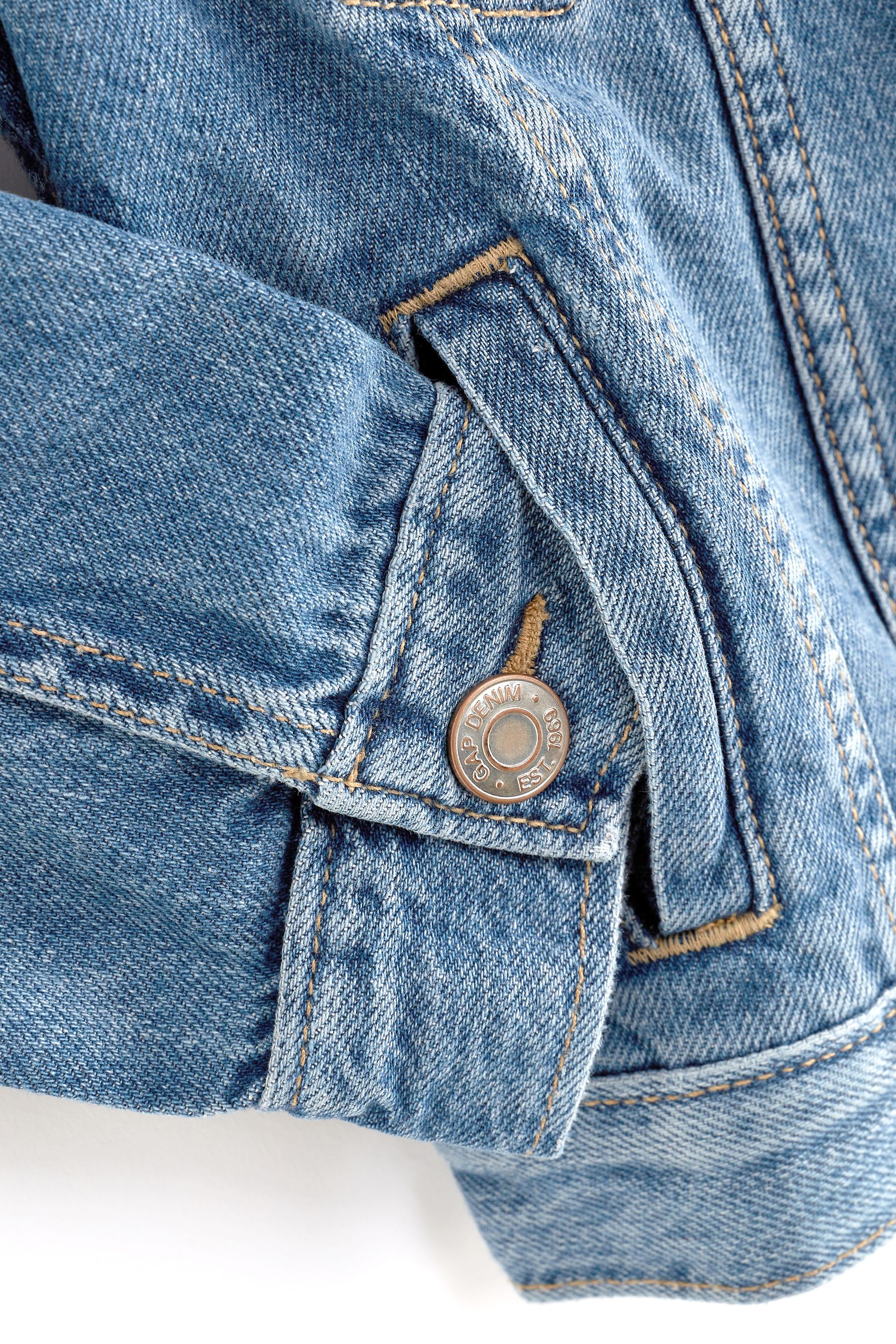 Buy Gap Blue Kids Icon Denim Jacket (4-13yrs) from the Next UK online shop