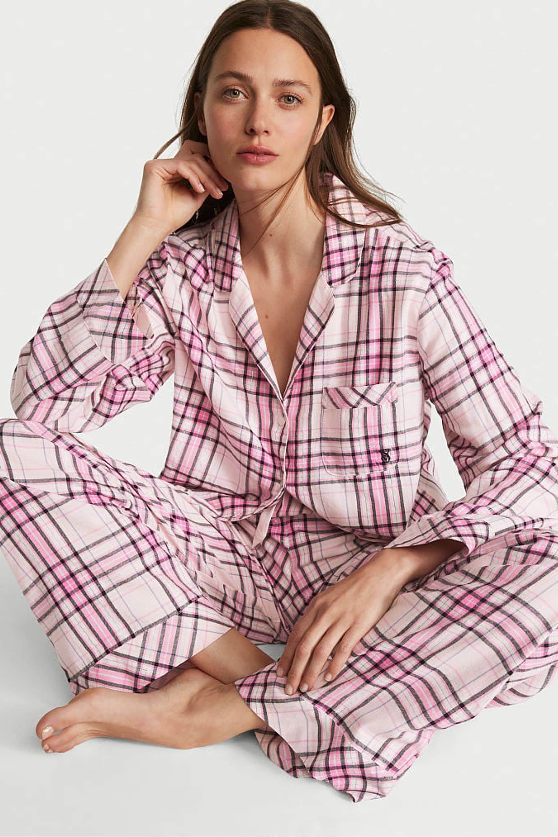 Buy Victoria's Secret Flannel Long Pyjamas from Next Ireland