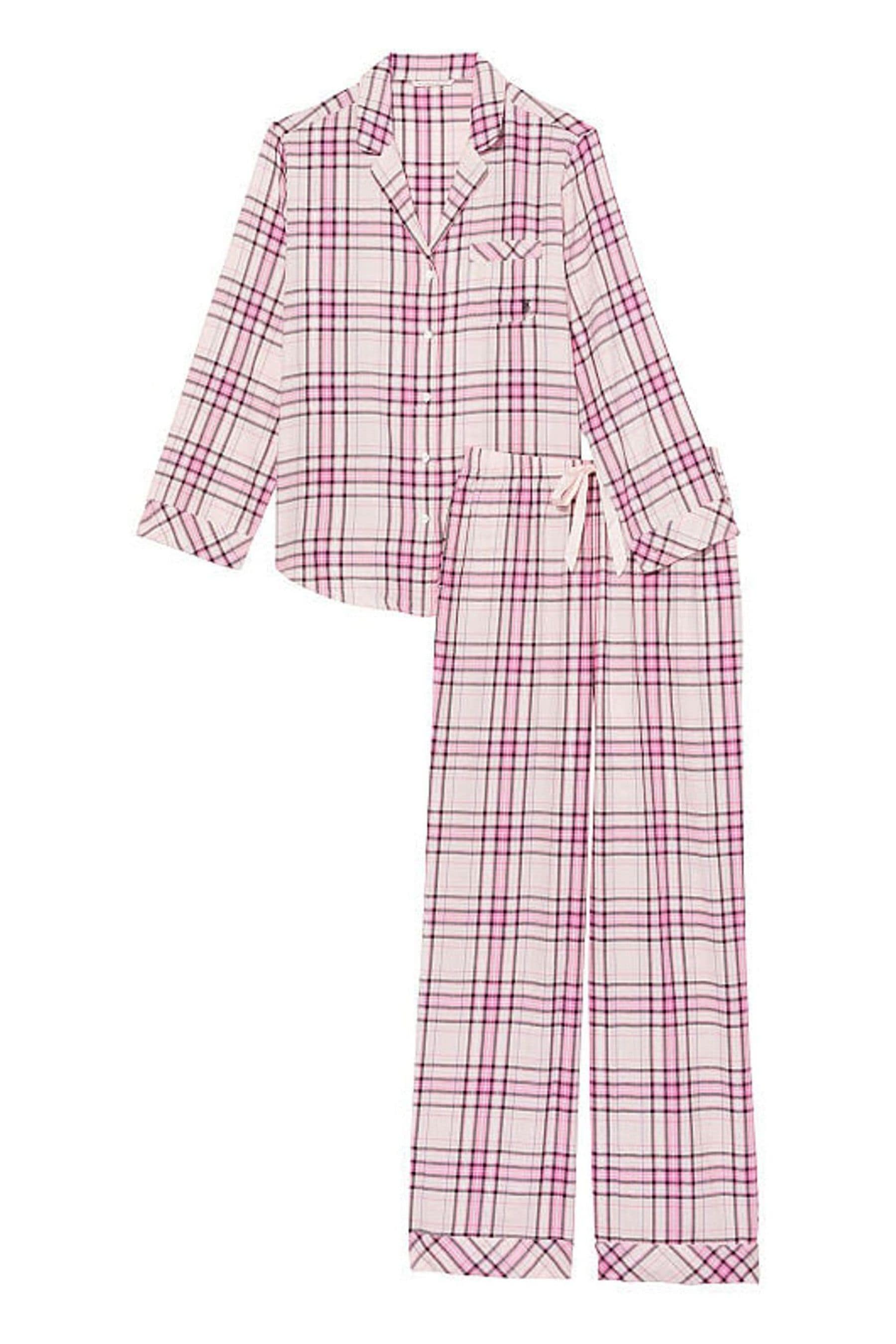 Buy Victoria's Secret Flannel Long Pyjamas from Next Ireland