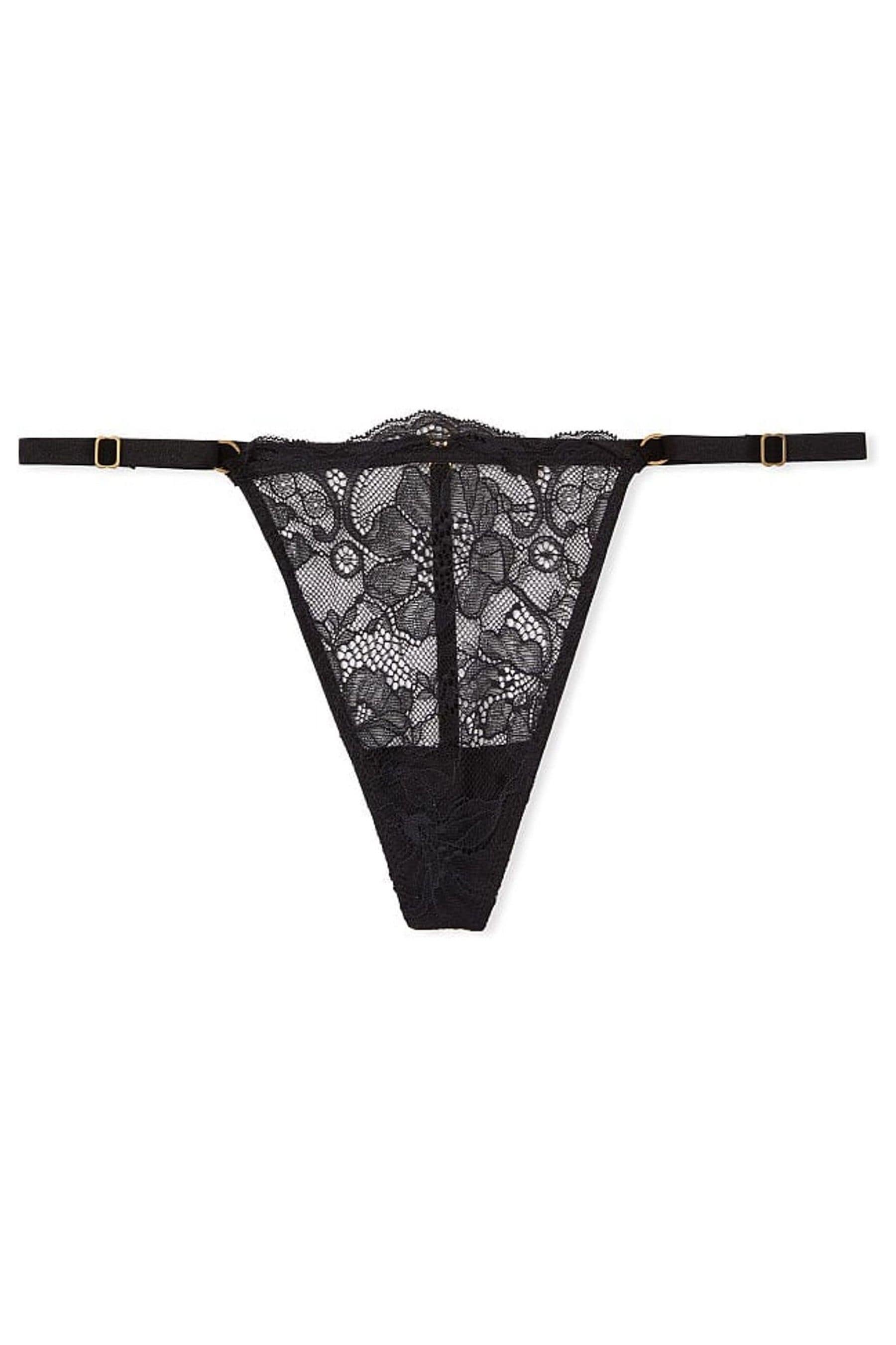 Buy Victoria's Secret Pure Black Lace G String Knickers from the Next UK online shop