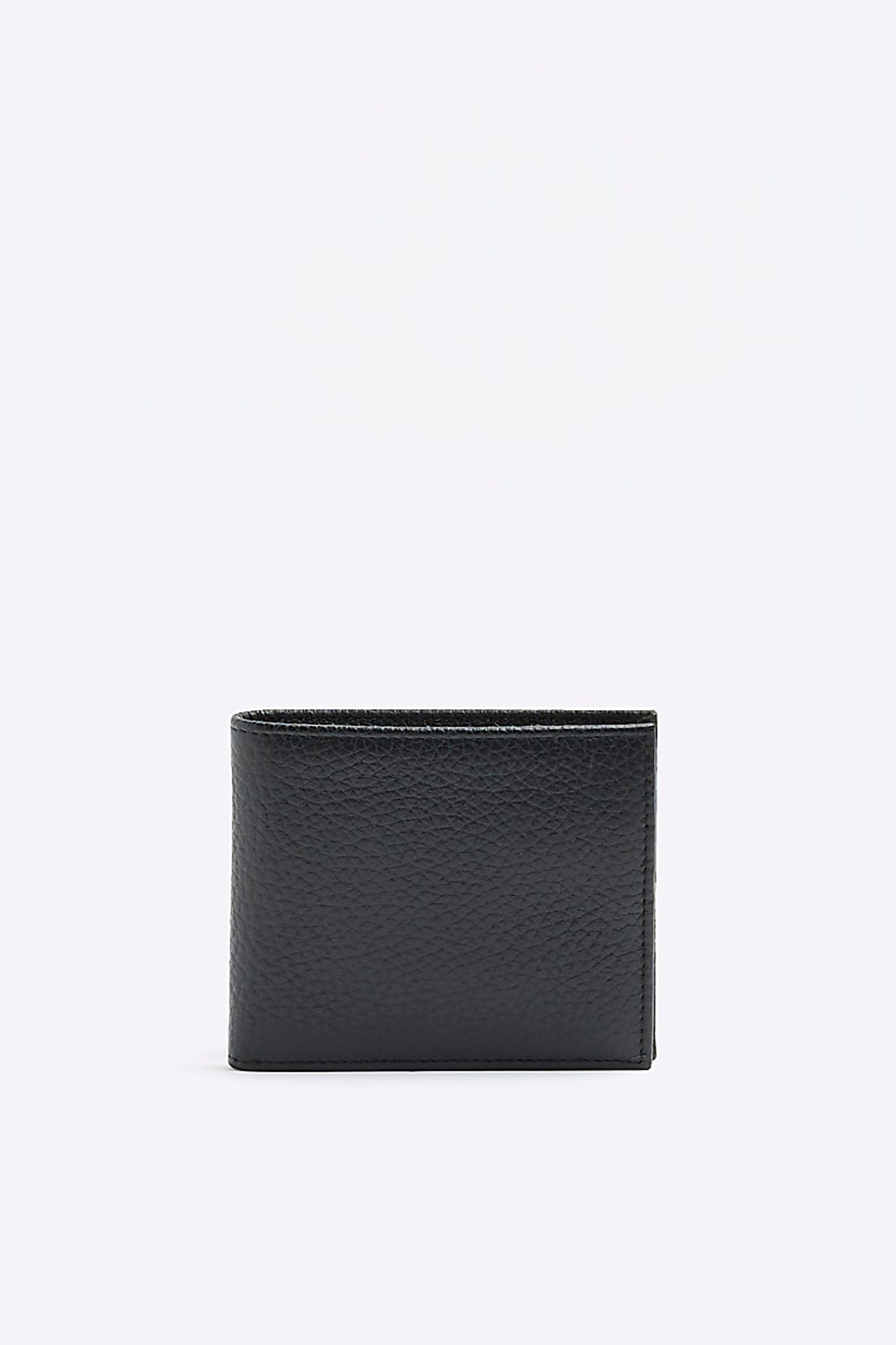 Buy River Island Black Pebbled Leather Wallet from the Next UK online shop